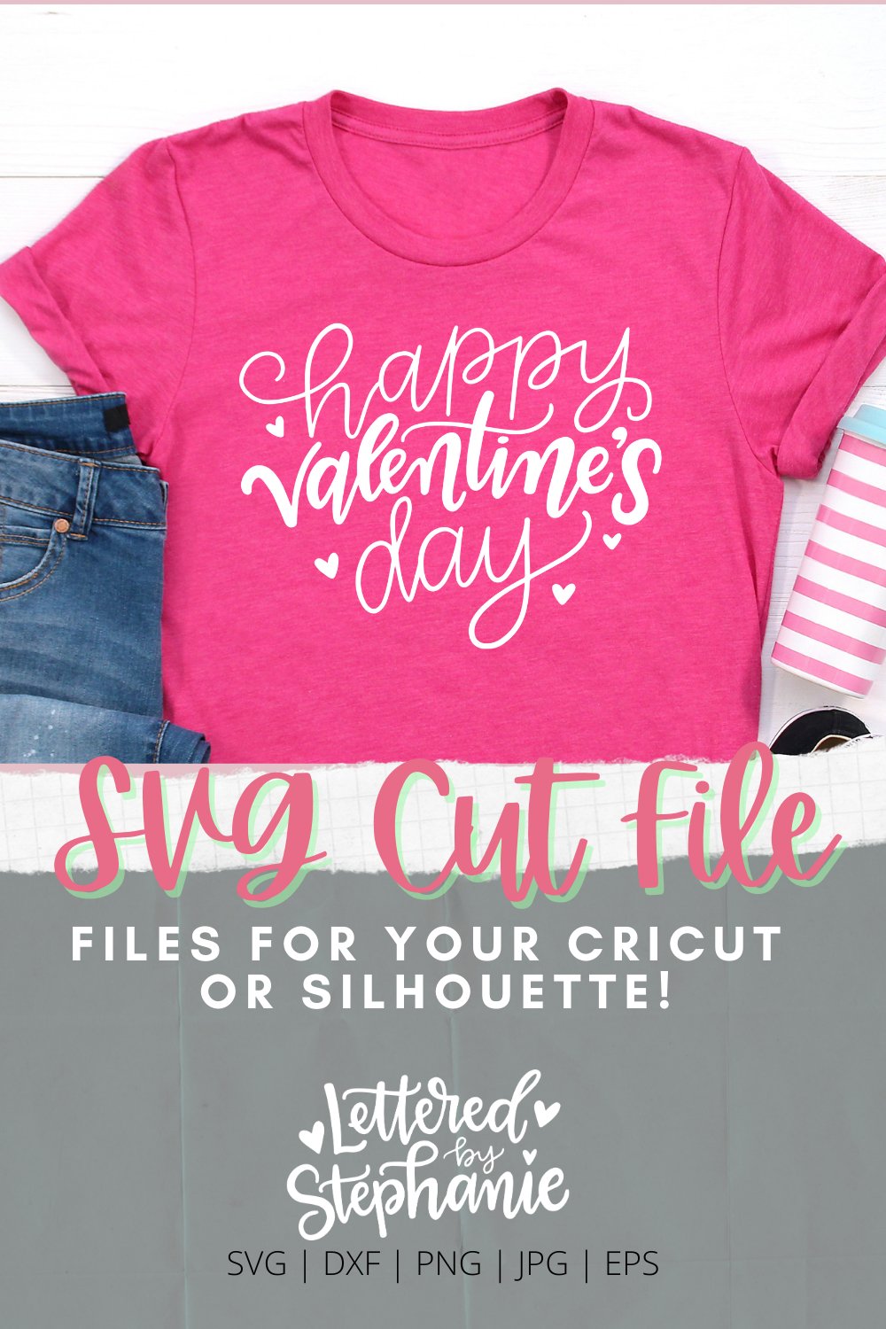 Happy Valentine's Day SVG cut file, valentine svg