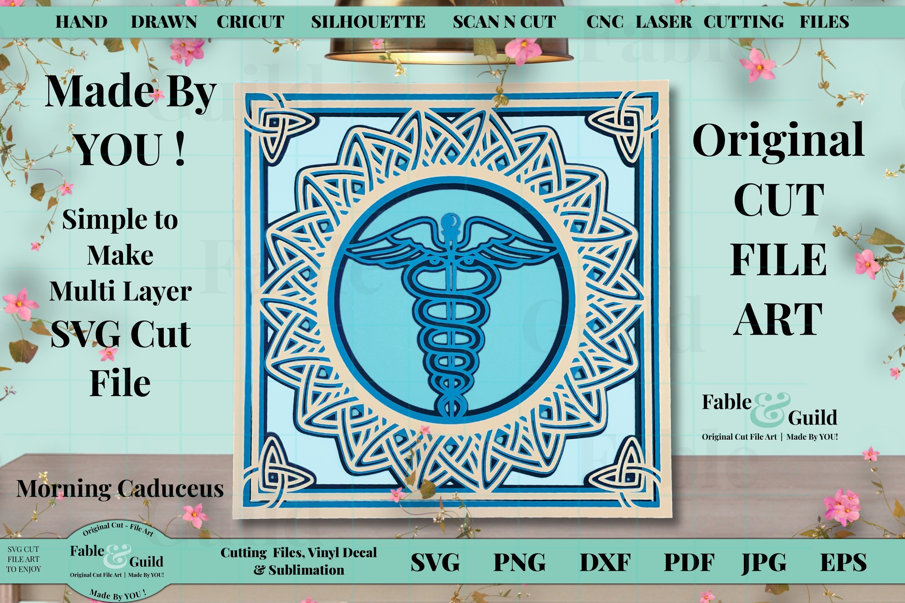 Medical Caduceus SVG Doctor Nurse Healthcare (1300335)