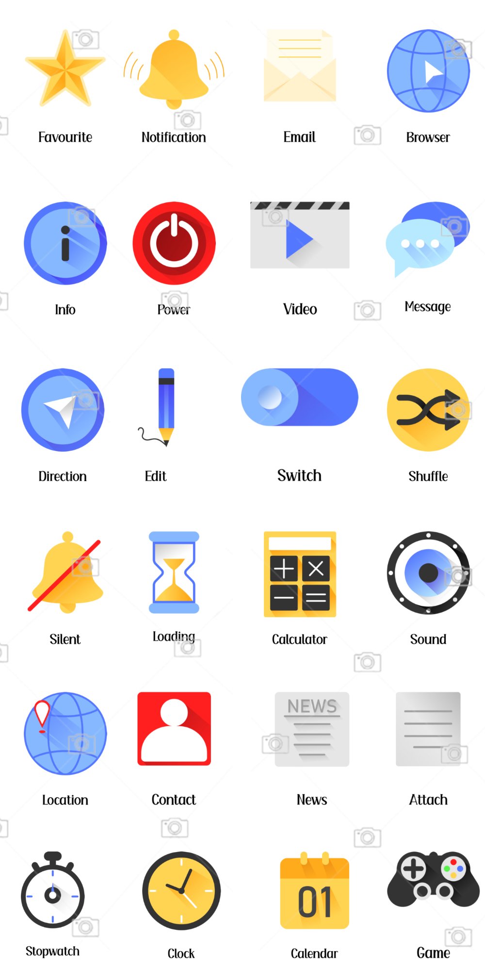 Icon Pack: 50 UI Icons