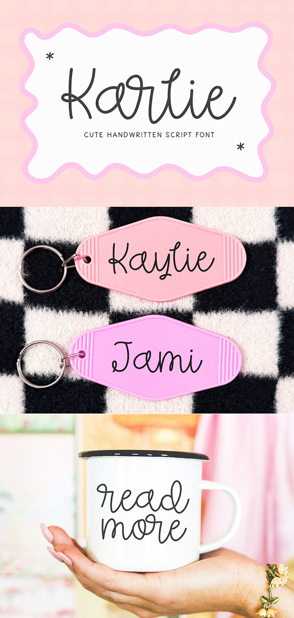 Karlie - Cute Script Font