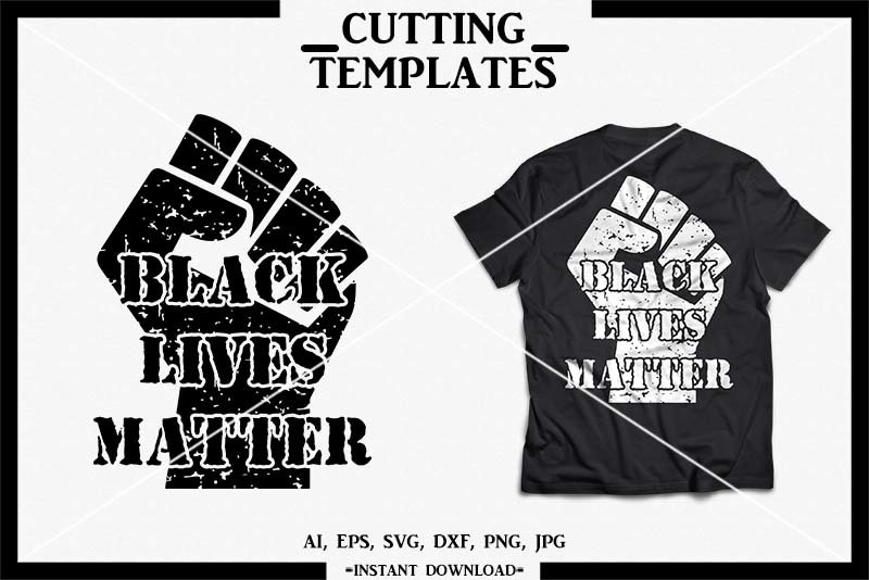 BLM SVG, Black Lives Matter, Silhouette, Cricut, (688925)