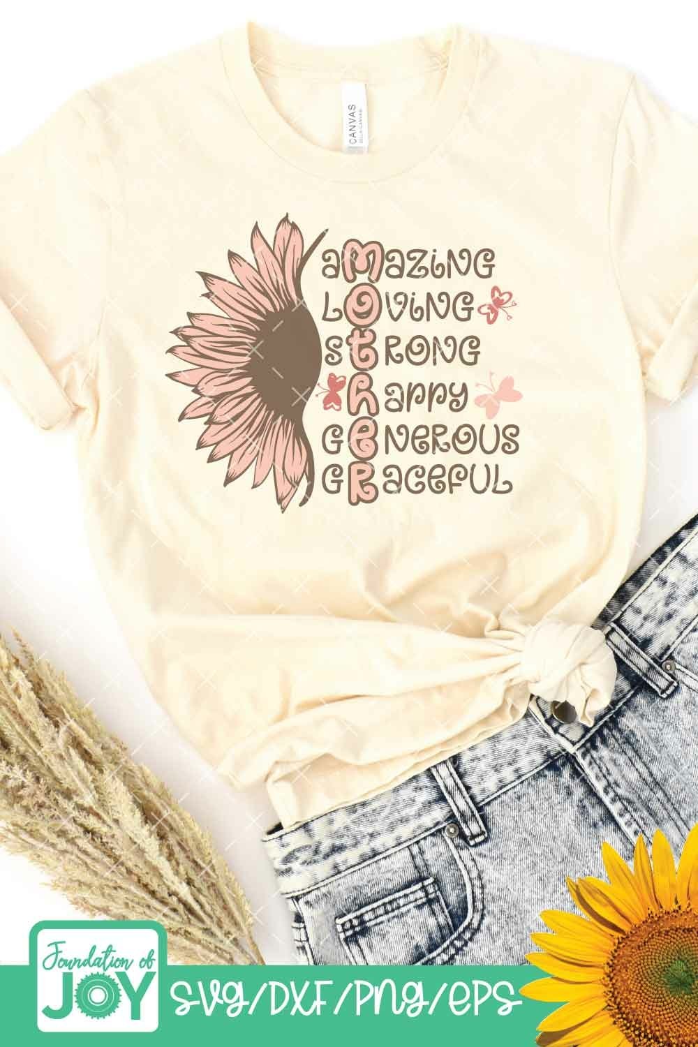 Mothers Day anagram, Mom svg, Mommy, Mama, Sunflower svg