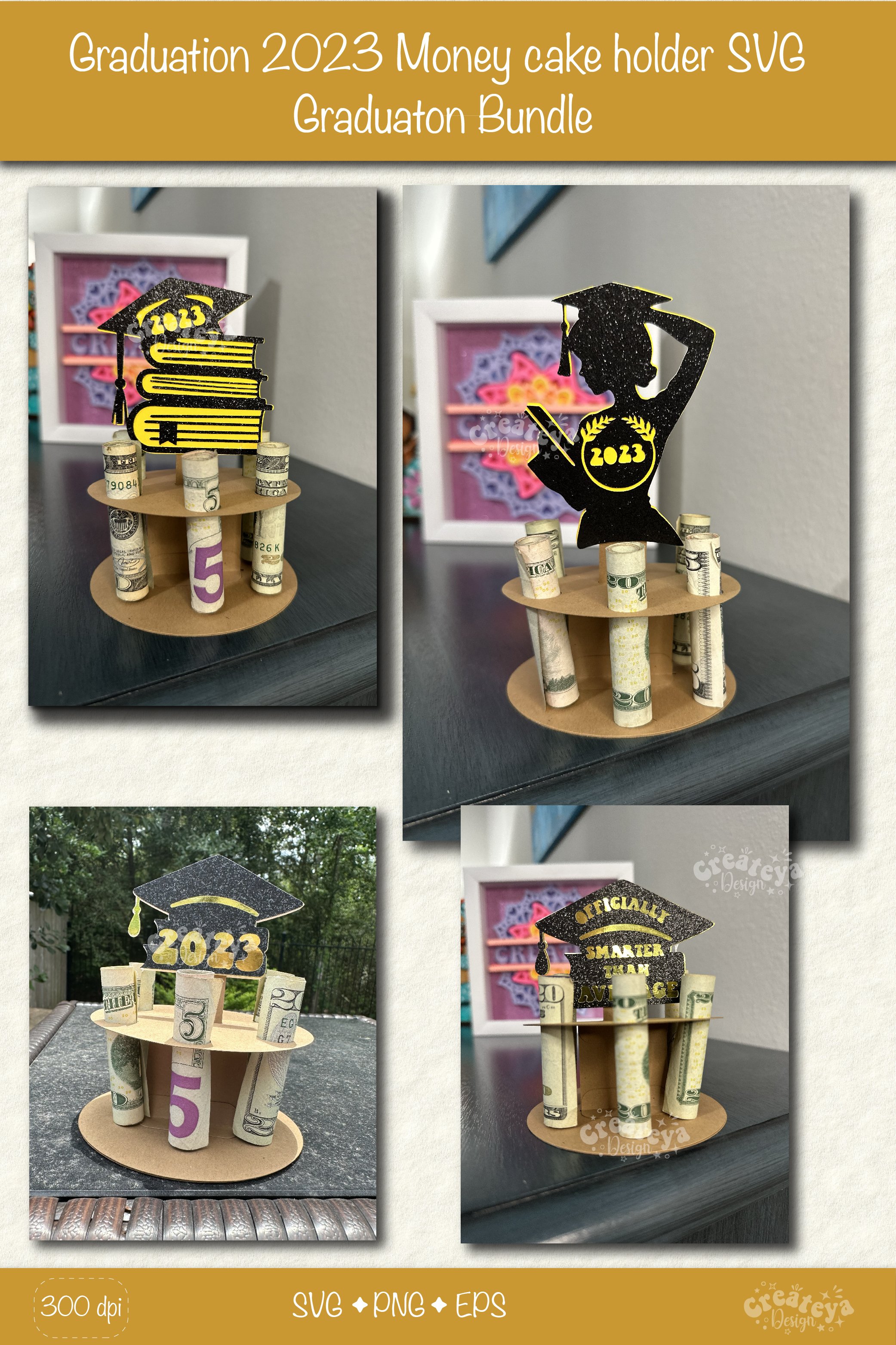 Graduation money cake SVG Graduation Bundle Money holder
