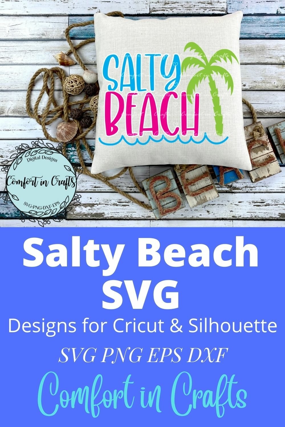 Salty Beach SVG (1341973)