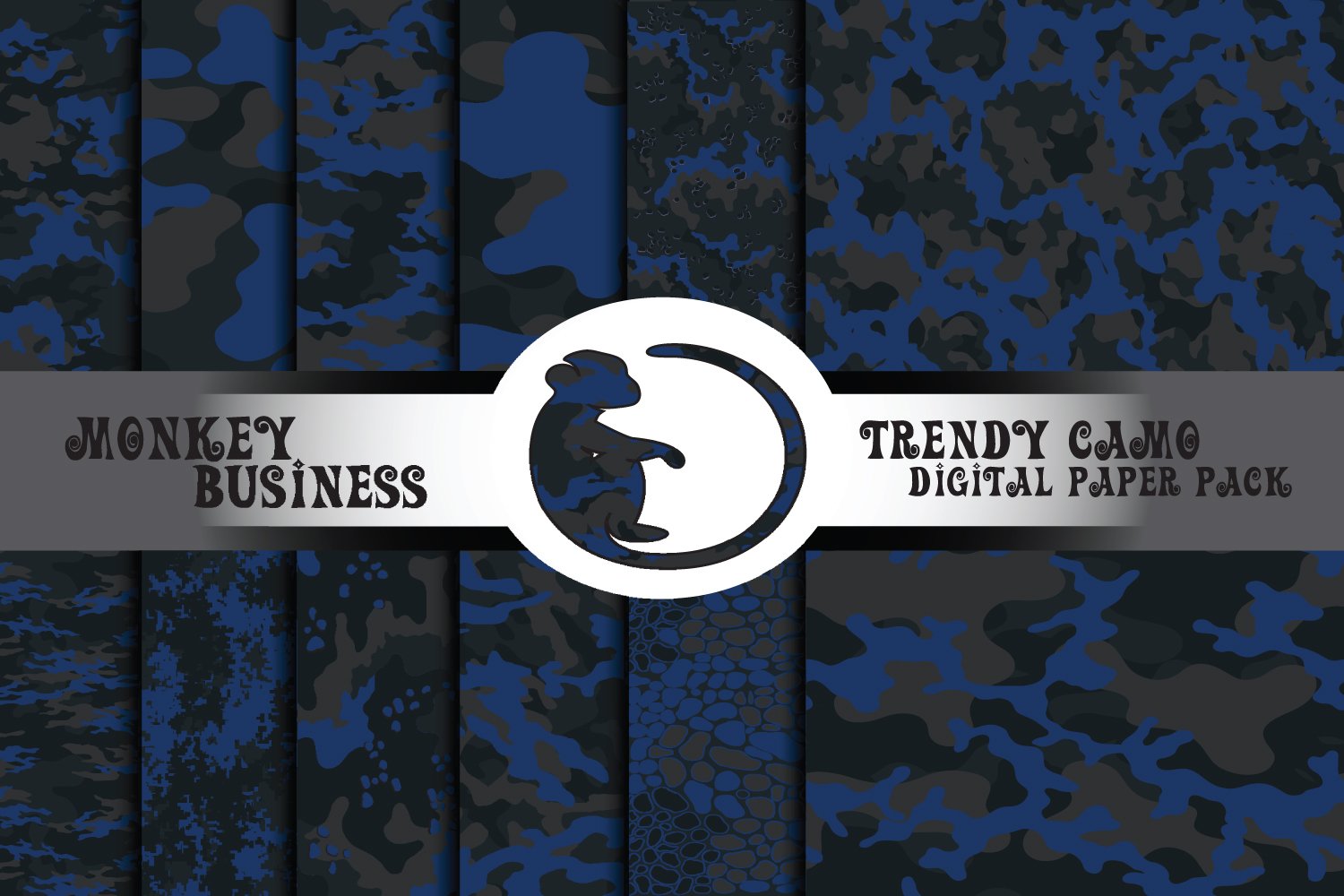 Dark colors digital paper pack, Repeating patterns, JPGfiles