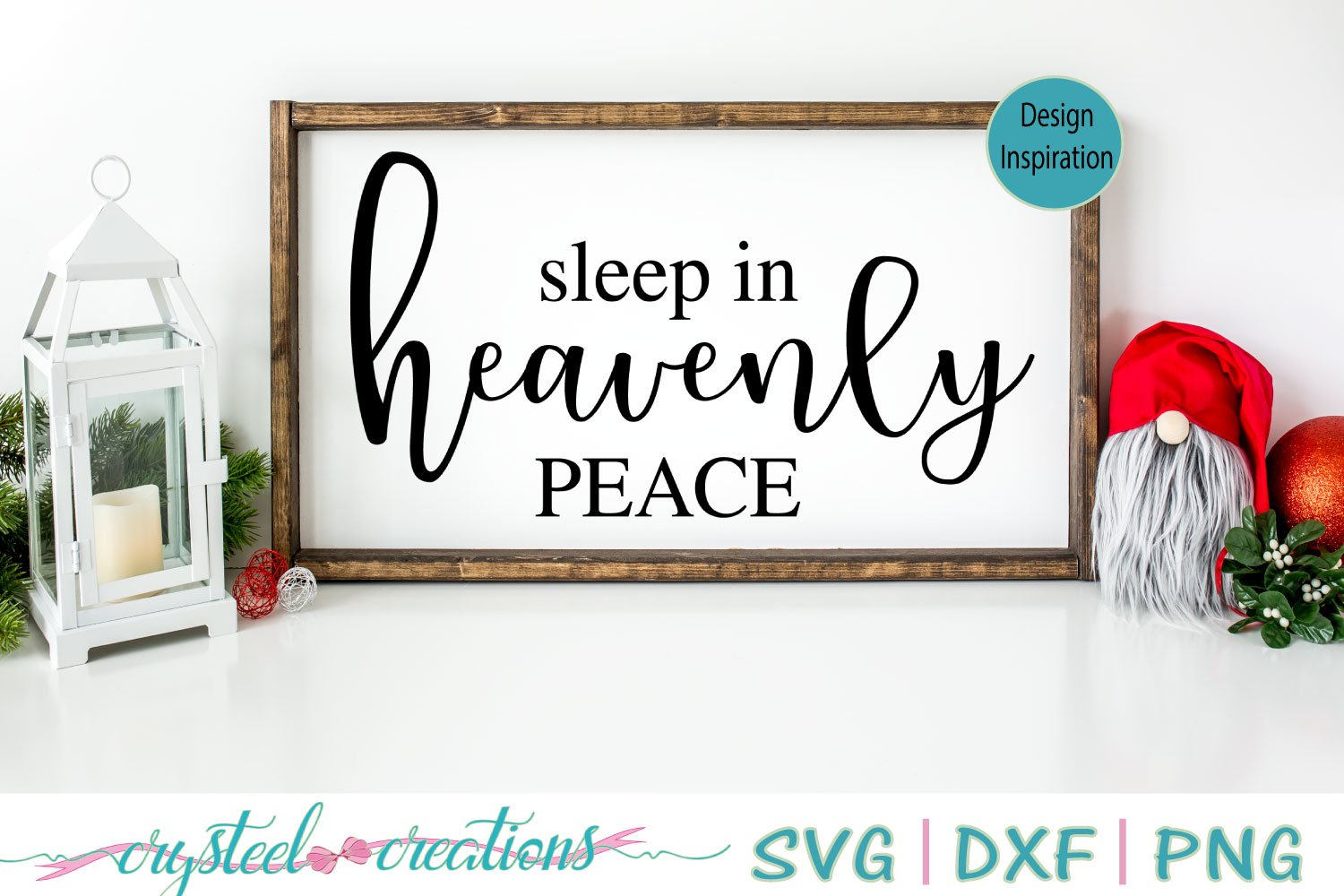 Sleep in Heaenly Peace SVG, DXF, PNG, EPS