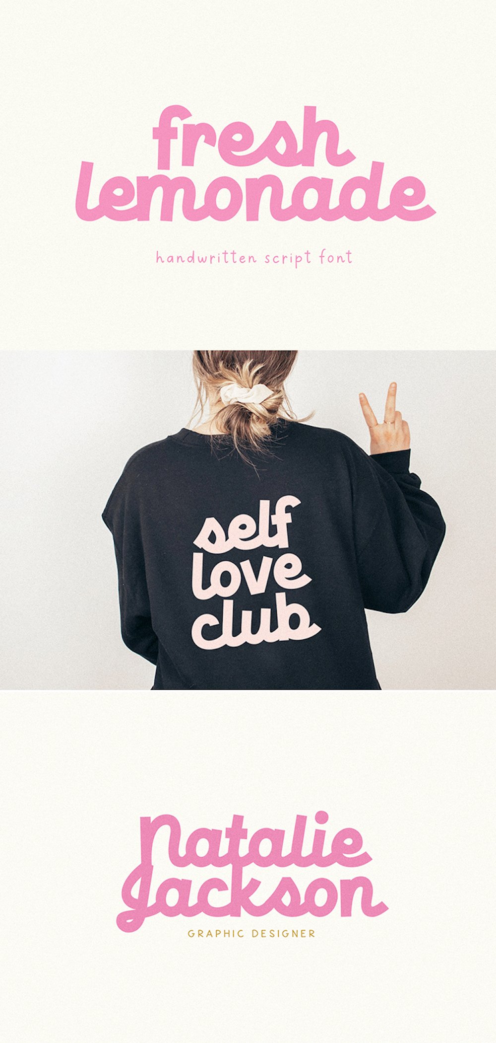 Fresh Lemonade - Handwritten Script Font