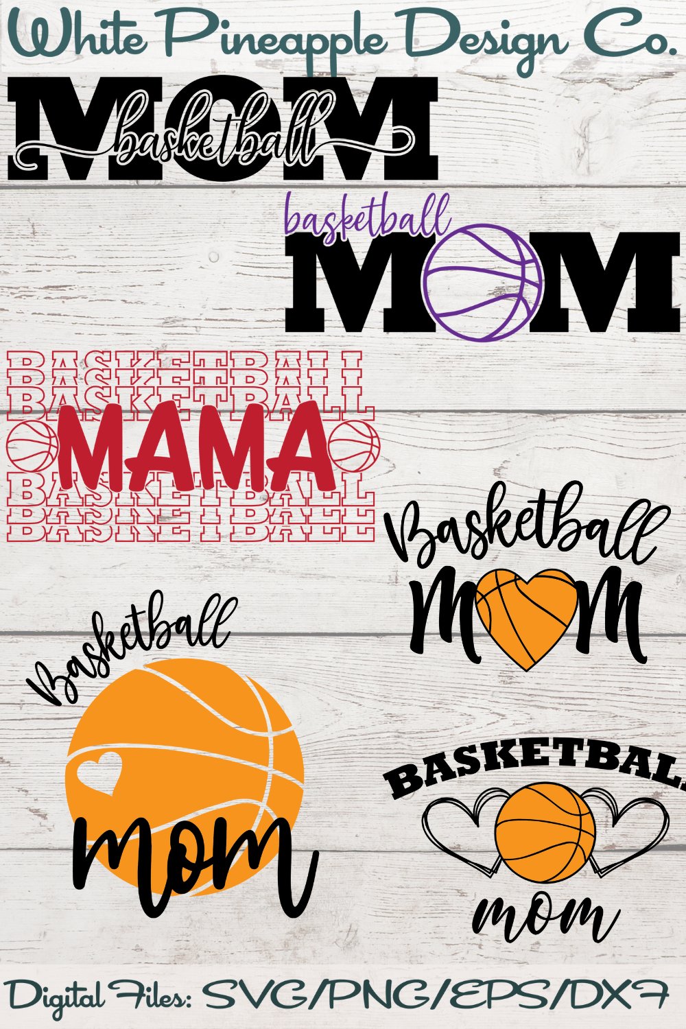 Basketball Mom SVG, Retro Basketball SVG, Sports SVG