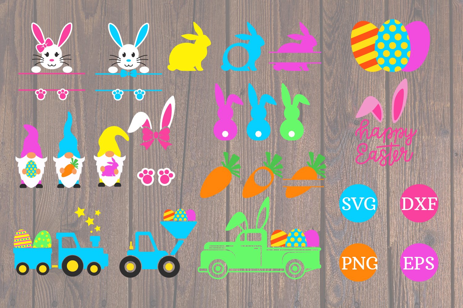 Easter SVG Bundle (1259754)