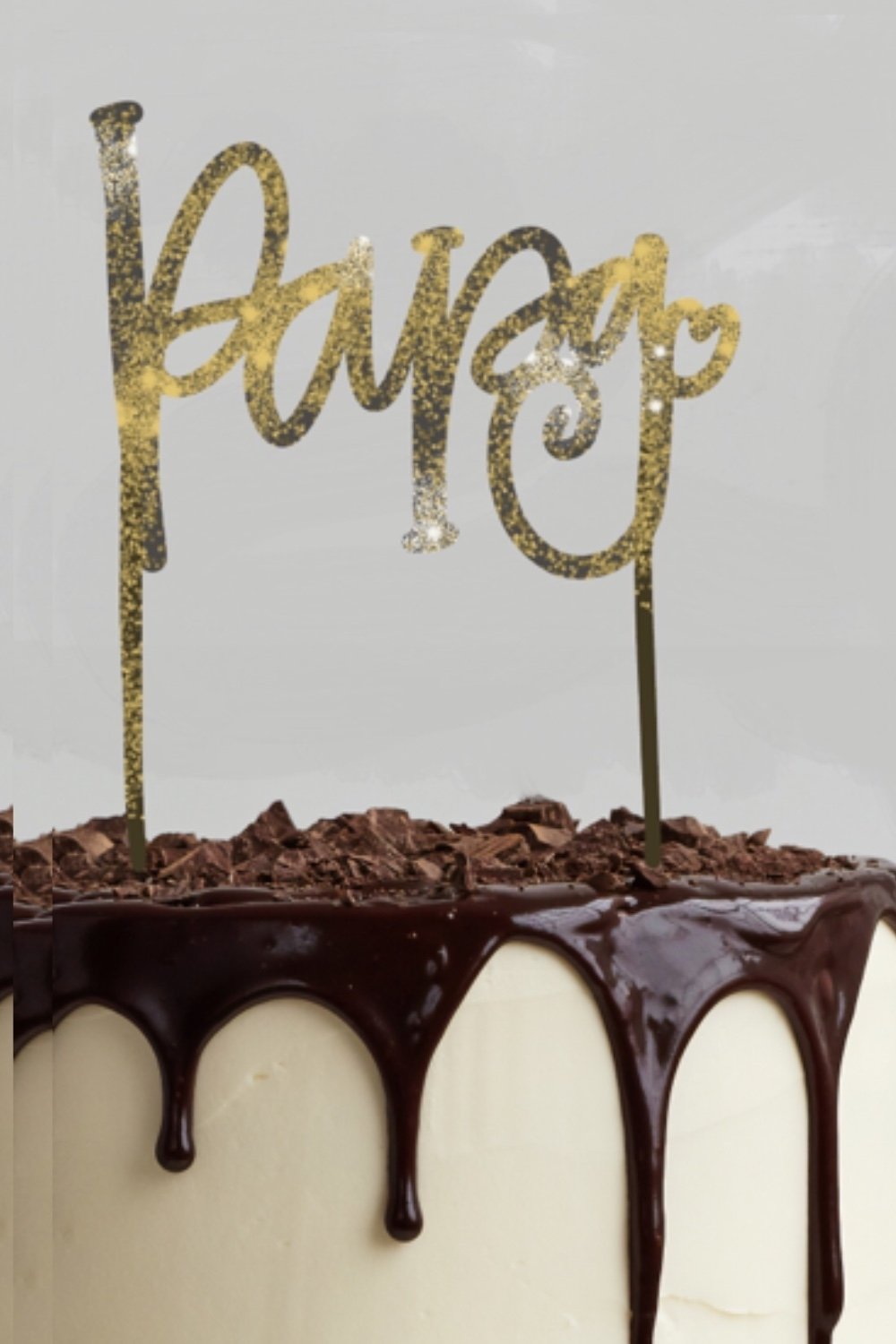 Papa. fathers day cake topper