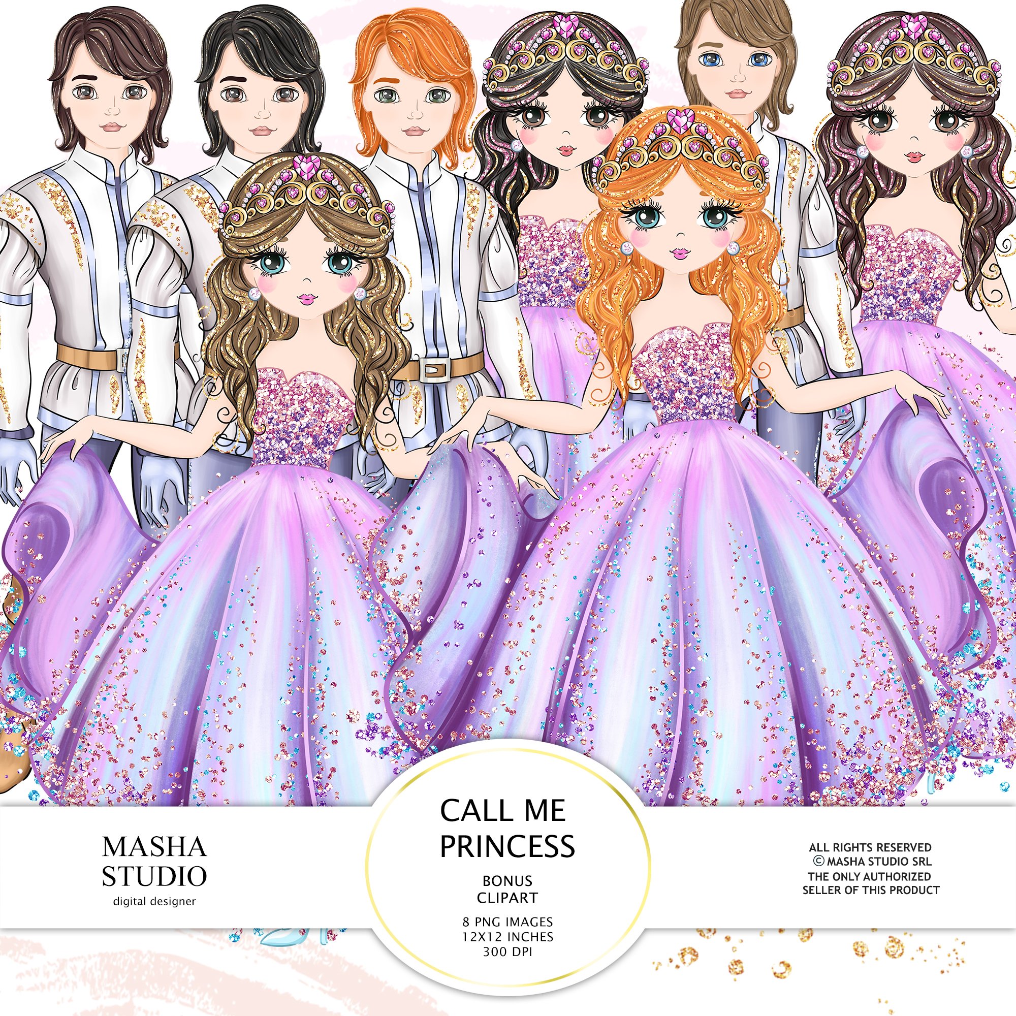 CALL ME PRINCESS bonus clipart