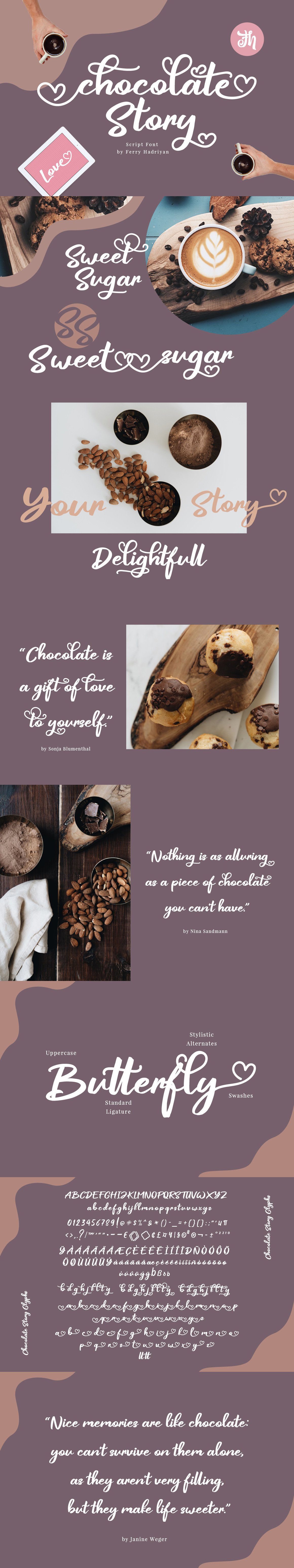 Chocolate Story - Script Font