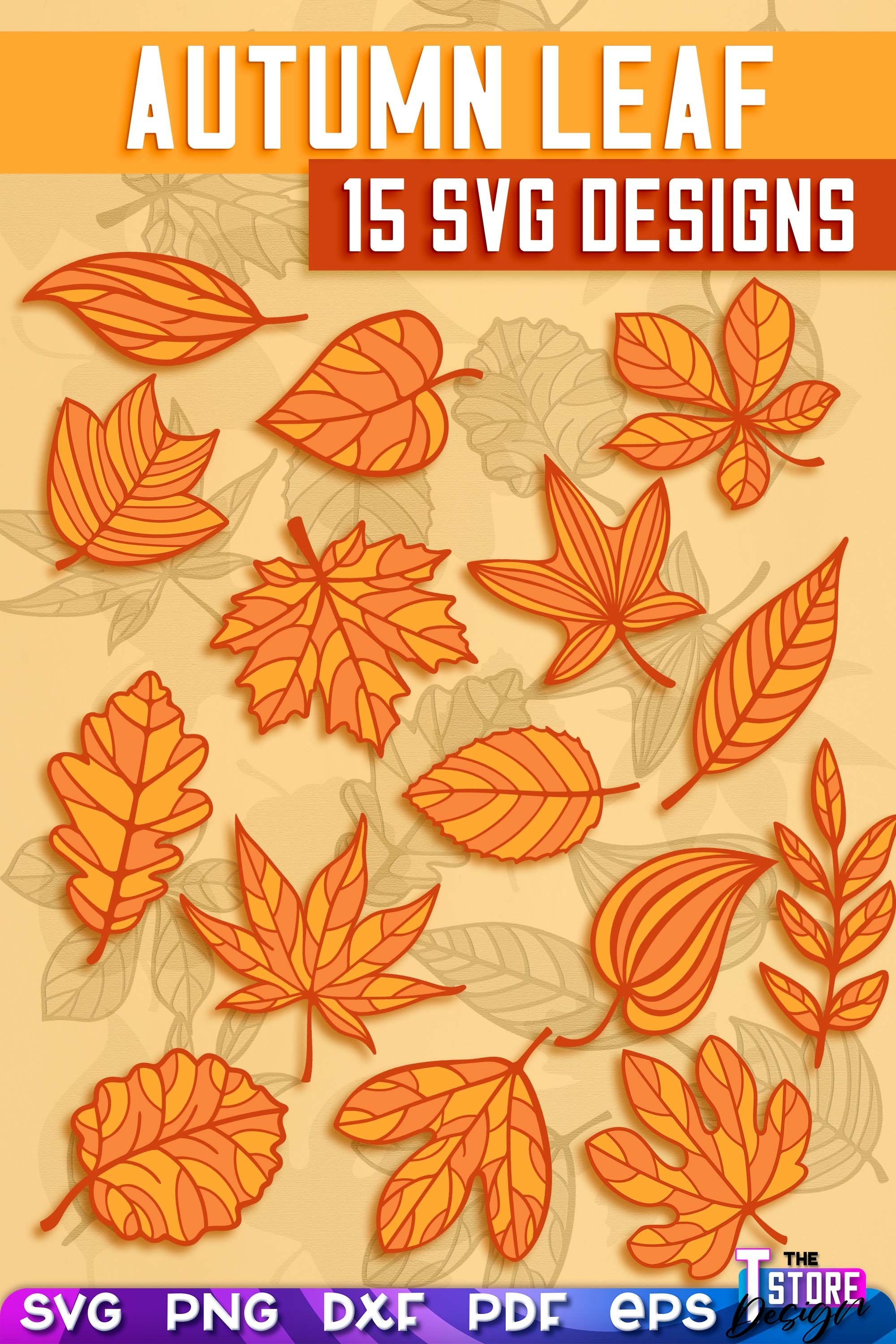 Fall Leaves SVG Cut Files | Autumn Leaf SVG | (2796507)