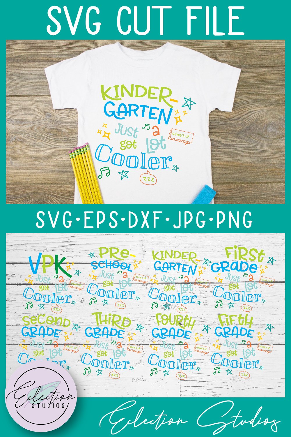 Back to School SVG Bundle, First Day of School (1465616)