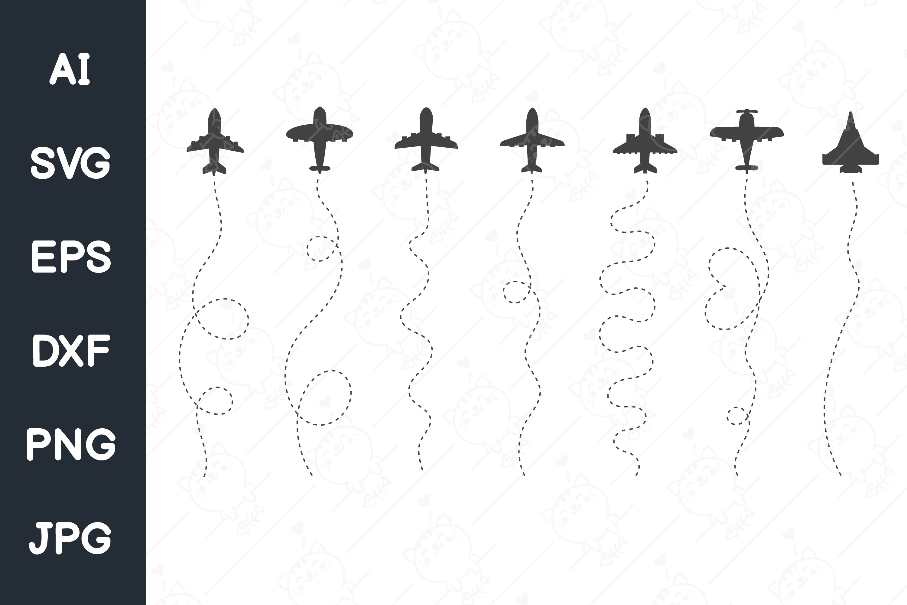 Airplane routes. Travel vector icon. svg file for (1196369)