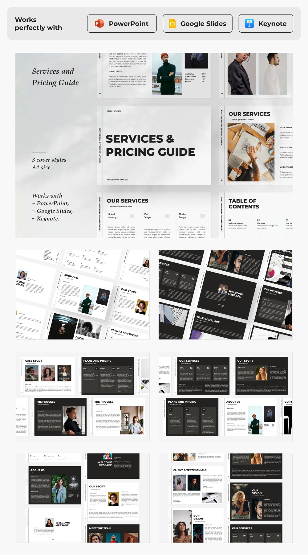 Services and Pricing Guide Template