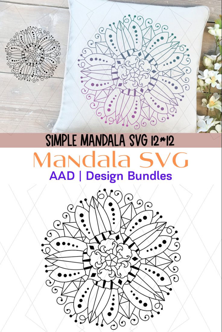 Mandala SVG simple patterns | Simple mandala designs