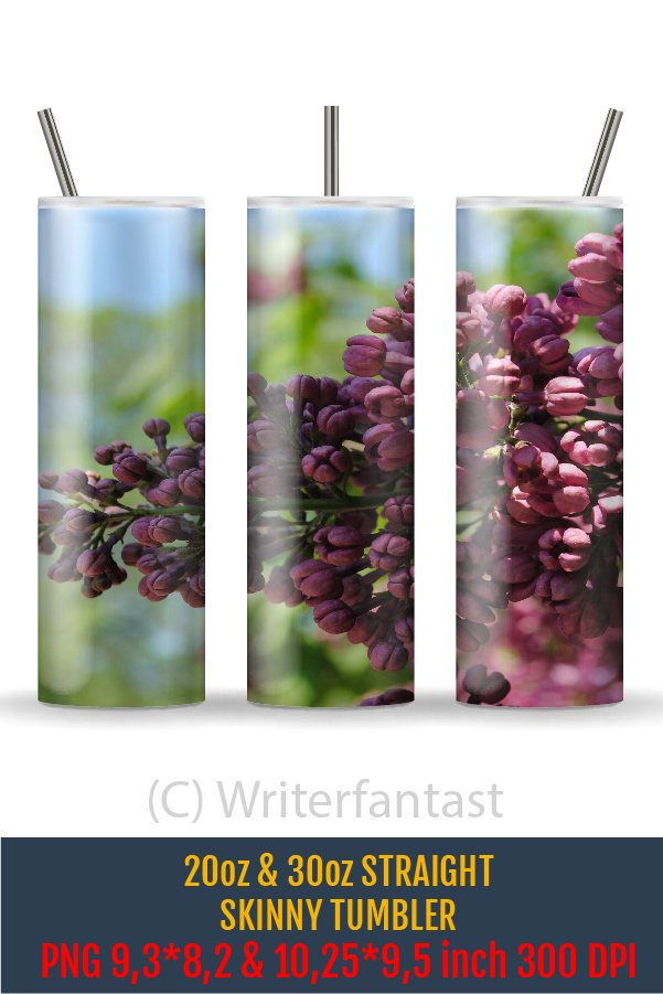 20oz & 30oz STRAIGHT Skinny Tumbler Sublimation, (1374001)