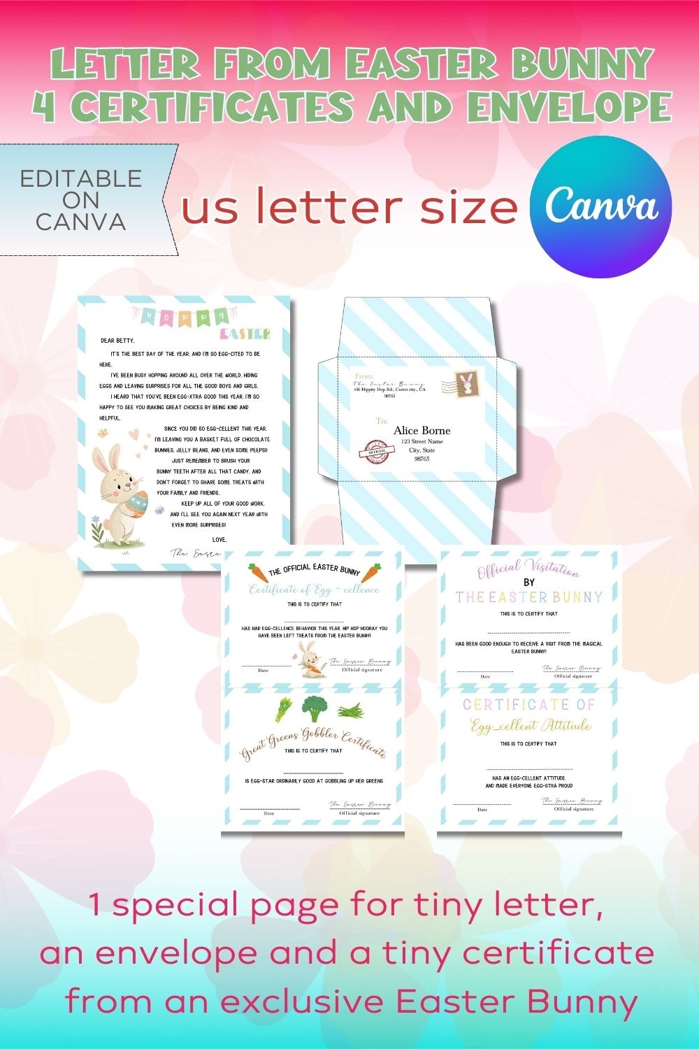 Letter from Easter Bunny #5 - Canva
