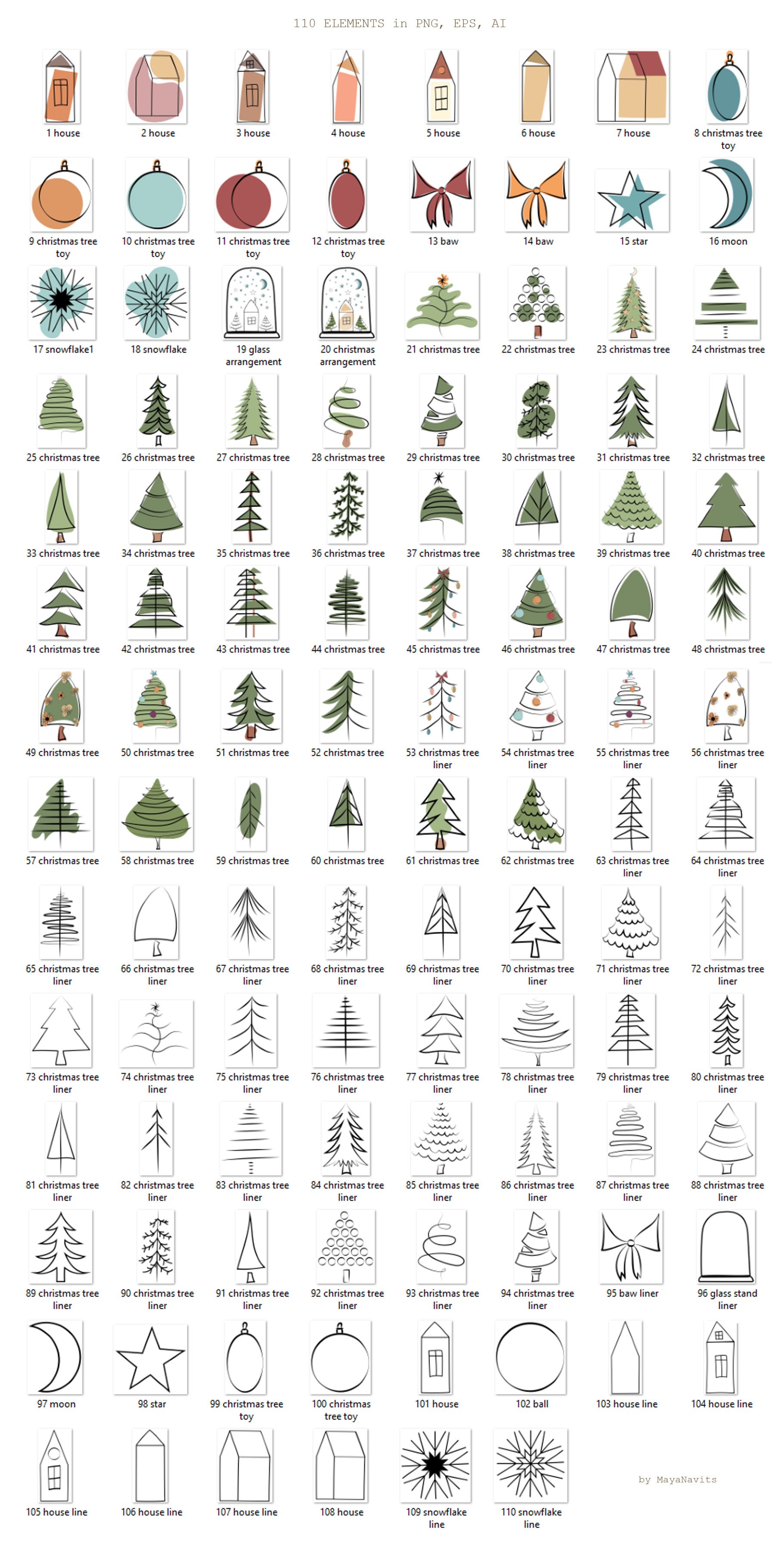 Vector Christmas Collection Bundle