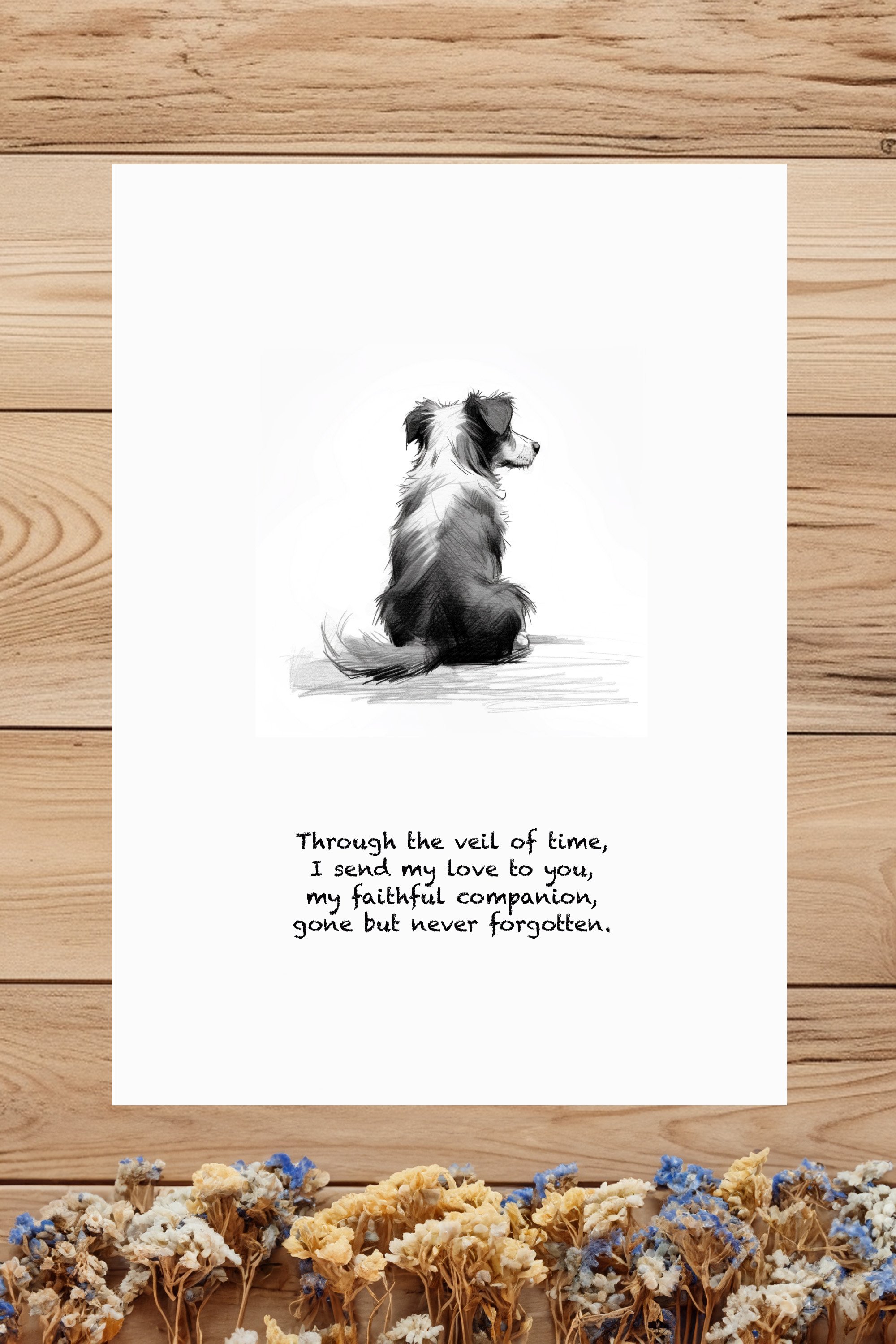 Digital Pet Sympathy: Instant Dog Loss Condolence (2705691)