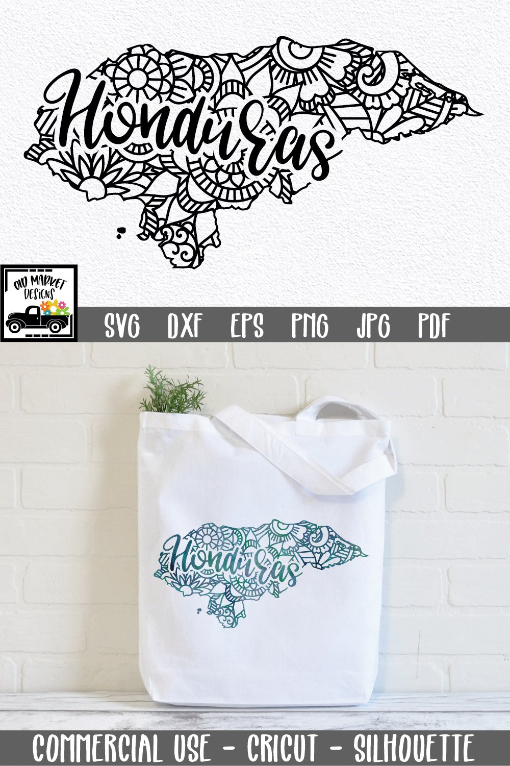 Honduras SVG File - Honduras Mandala Design