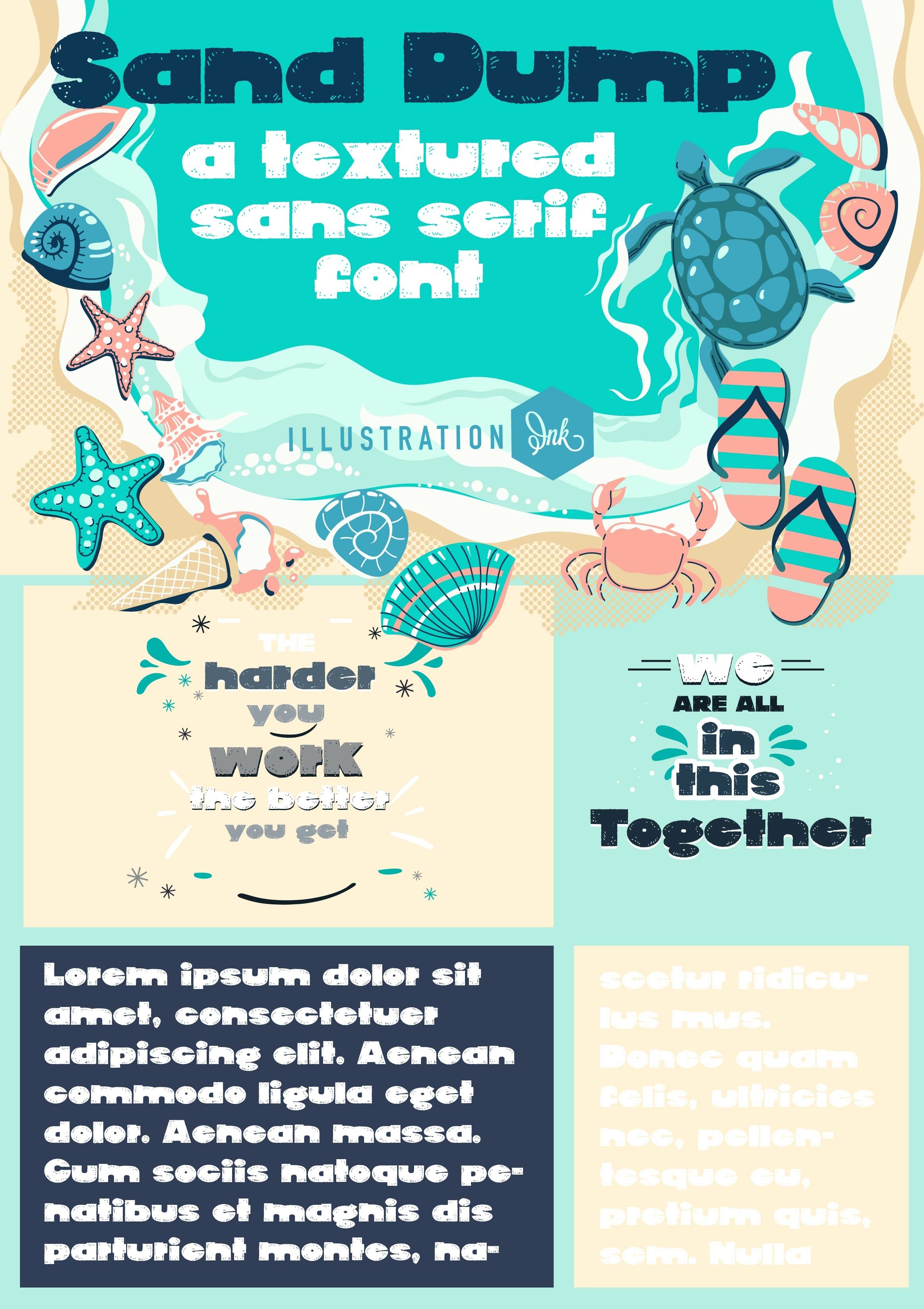 Hand-crafted font for kids