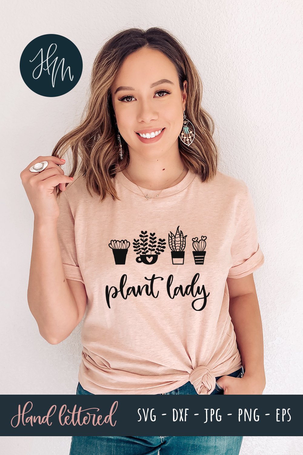 Plant lady SVG cut file