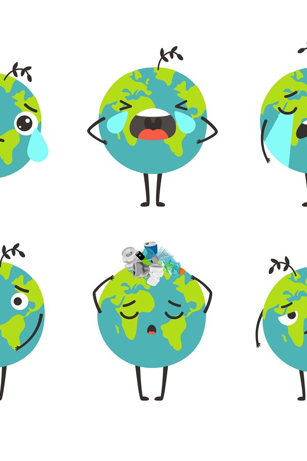 Pollution planet character