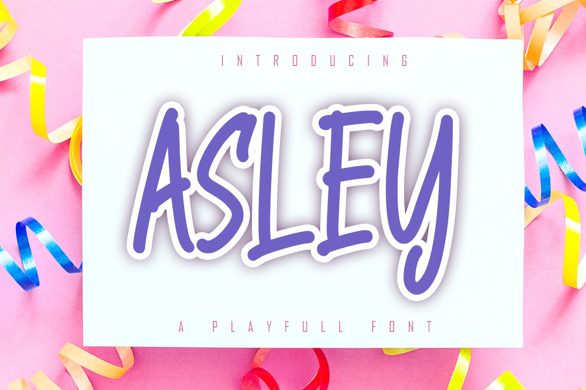 Asley - A Playfull Font