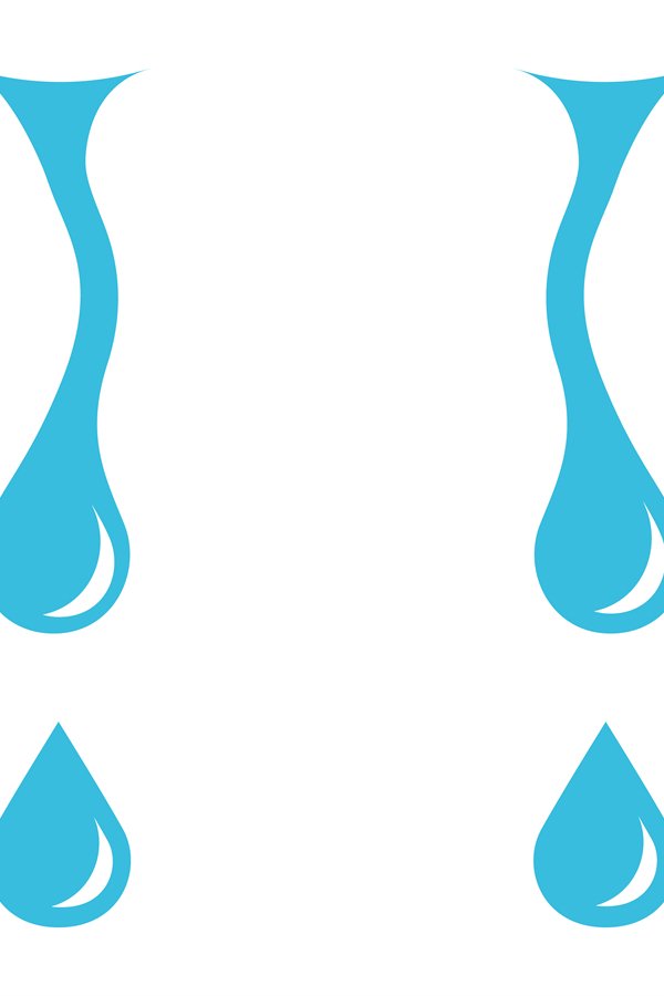 Teardrops Dripping water. Drops of rain, liquid flow or cart