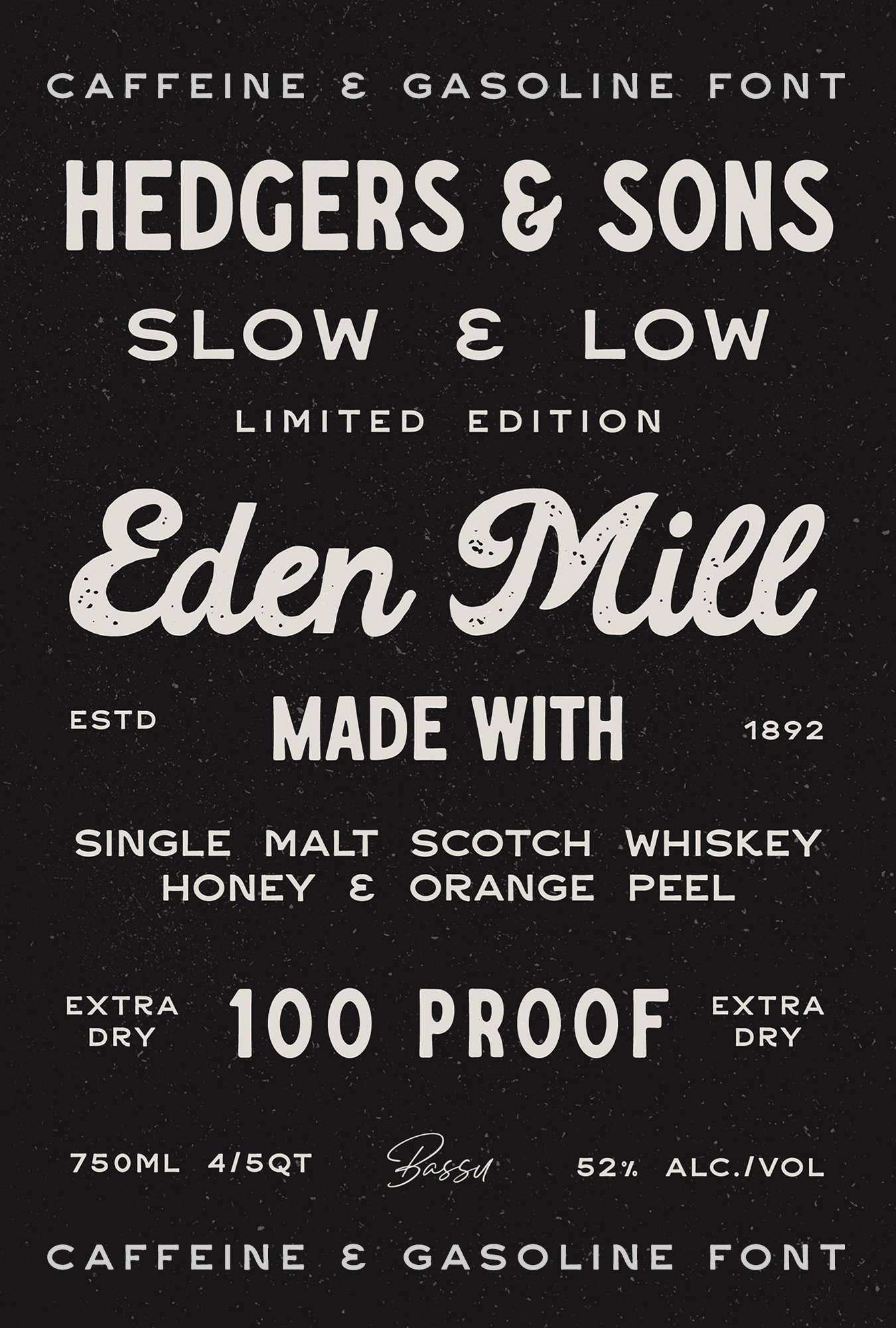Caffeine & Gasoline Fonts Extras