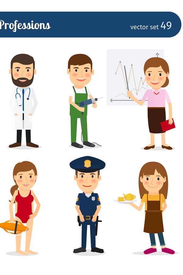 People occupation characters