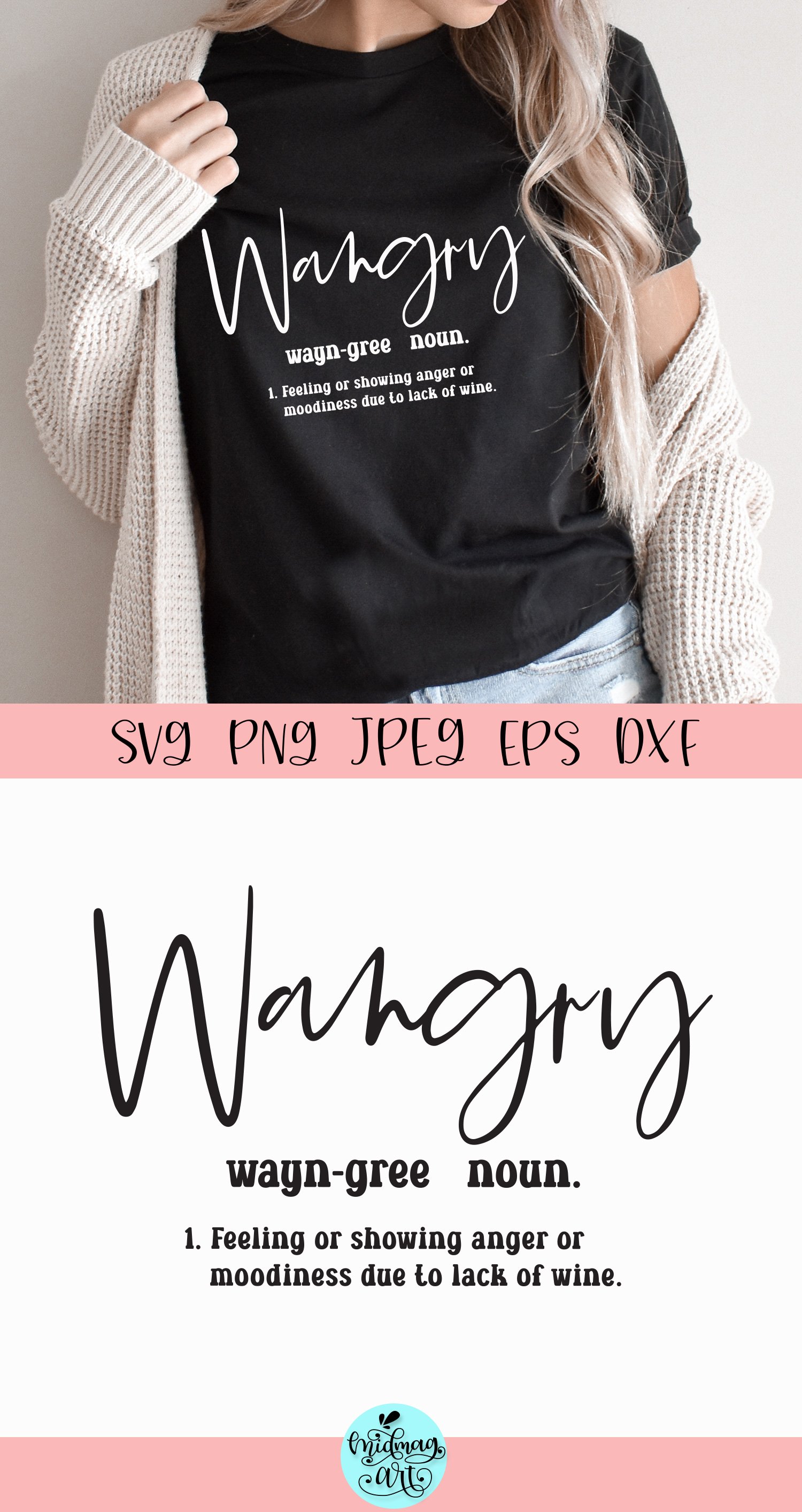 Wangry definition svg, funny quotes svg