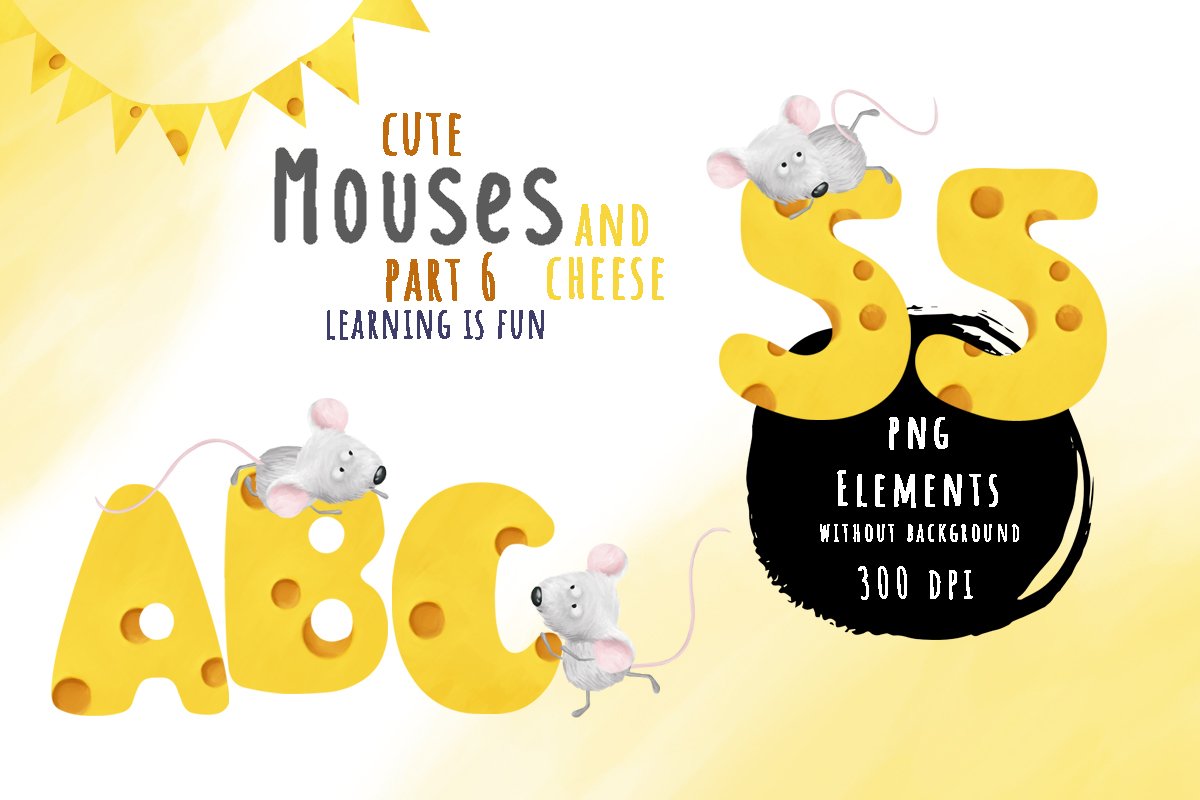 Mouses and cheese. PART 6 Learn with us bundle