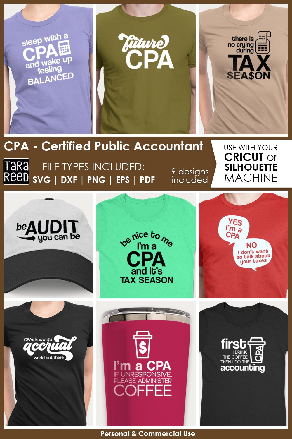 9 CPA quotes for Crafting | Funny CPA signs