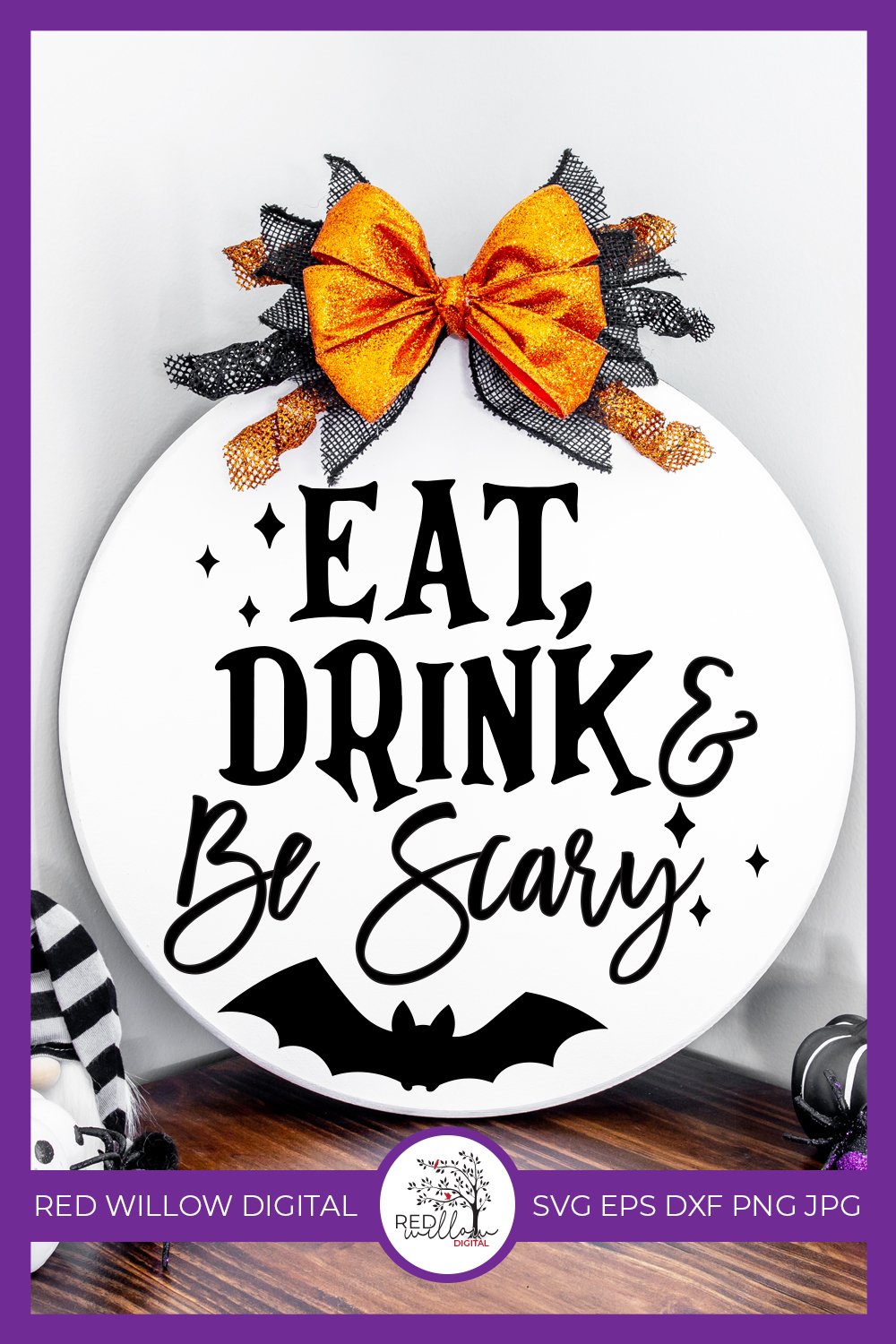 Eat Drink and Be Scary SVG - Halloween SVG