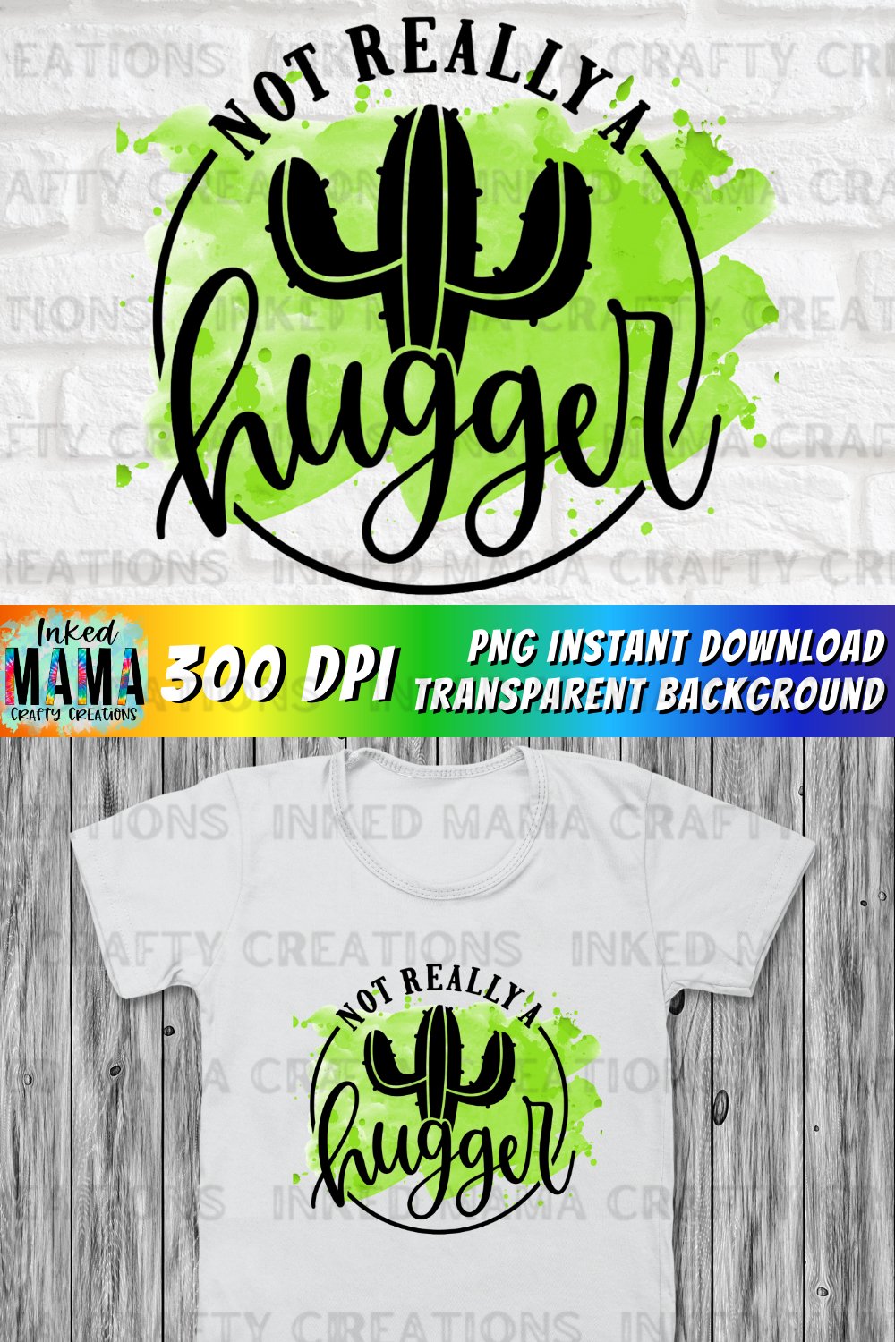 Not really a hugger - Sublimation PNG Design