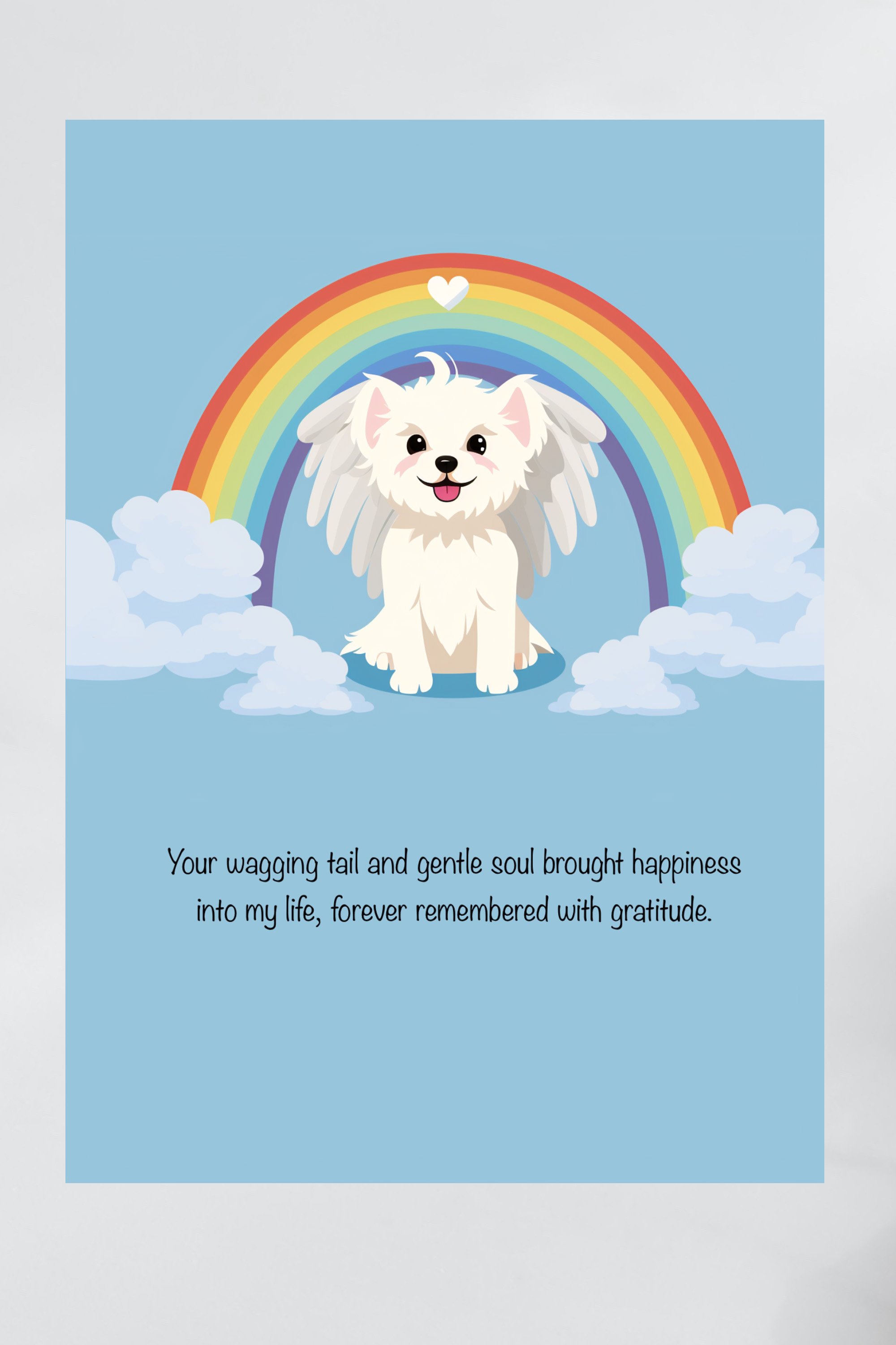 Pet loss, DIGITAL DOWNLOAD, Rainbow bridge