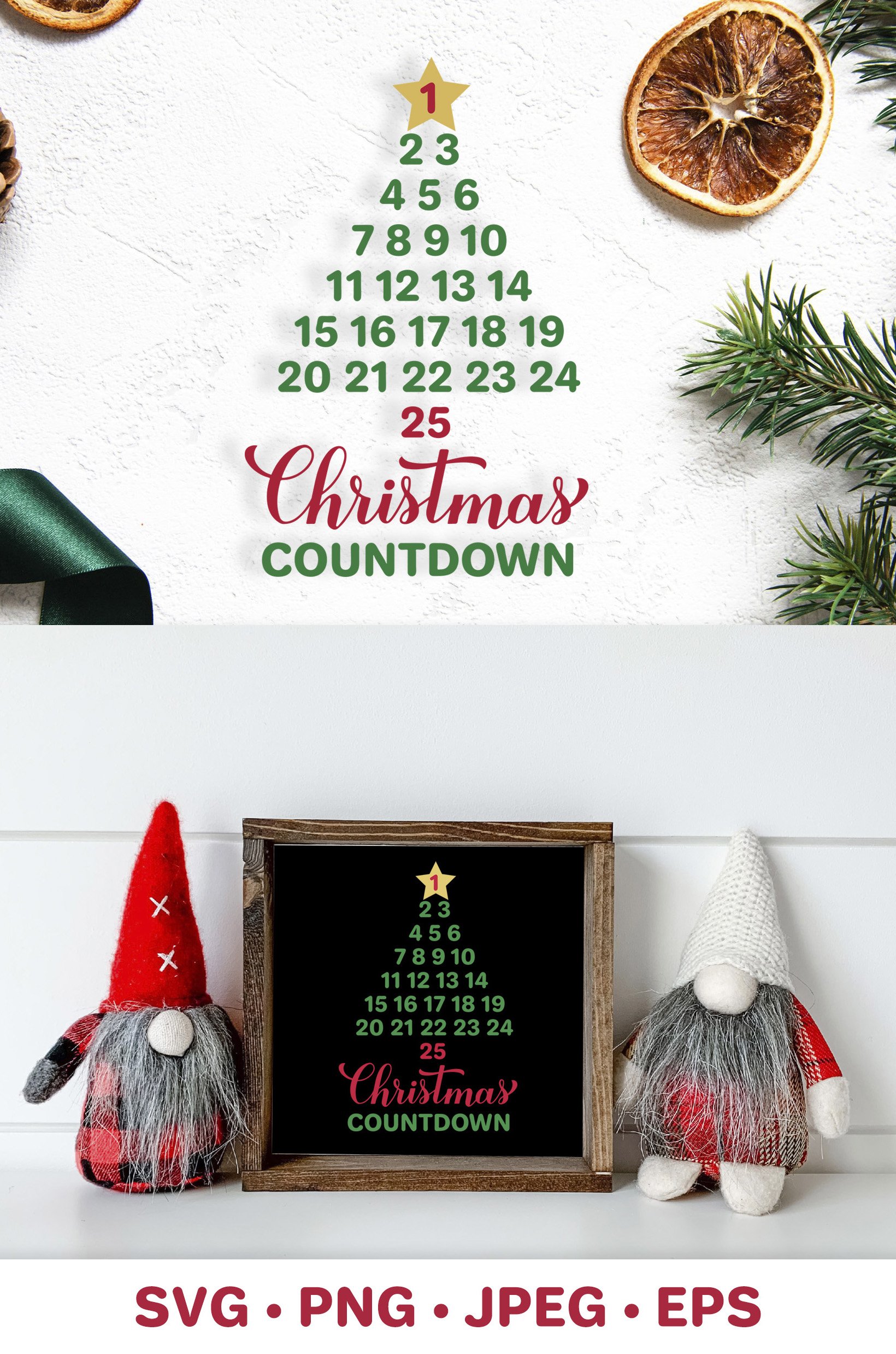 Christmas Countdown sign. Christmas svg. Advent (1668776)