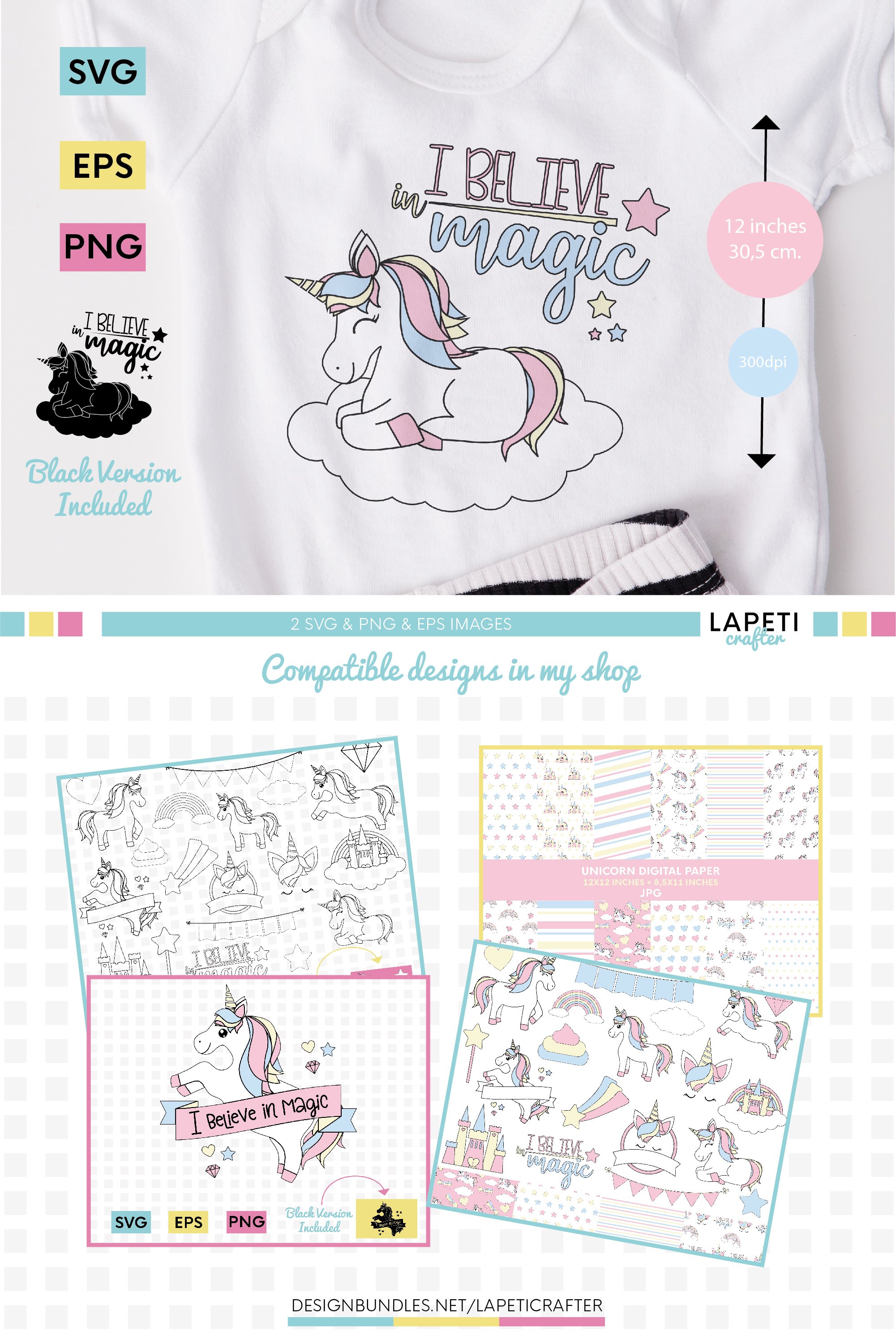 Unicorn SVG, I believe in magic unicorn clipart, unicorn png