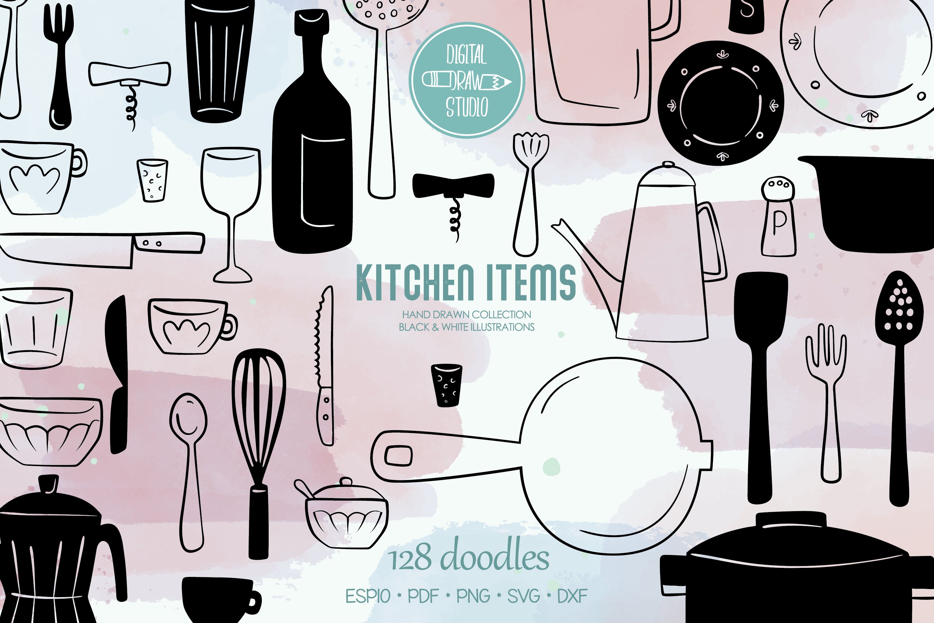 Kitchen items | Hand Drawn Household Cooking (1178306)
