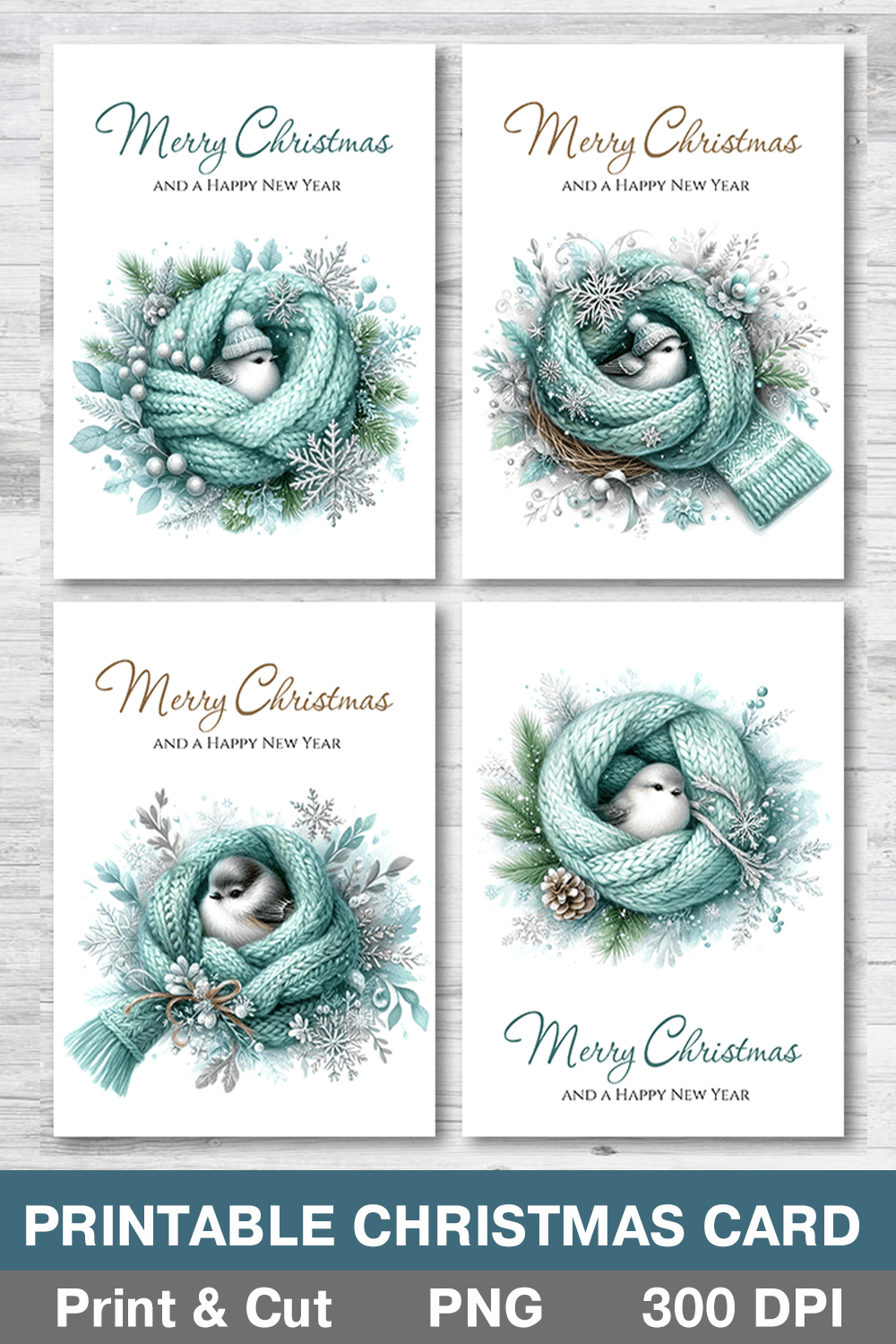 Merry Christmas Card printable