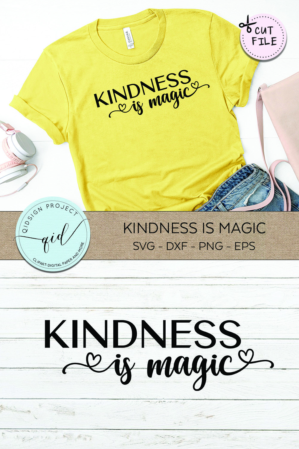 Kindness is magic SVG DXF PNG EPS