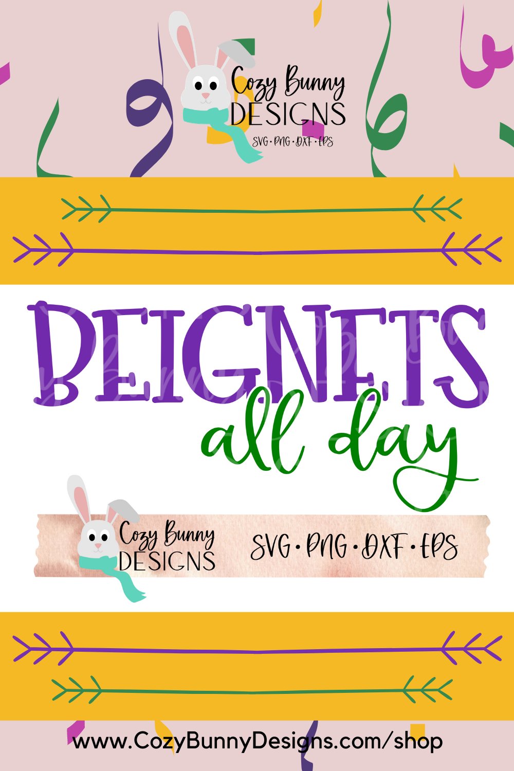 Beignets All Day | Mardi Gras SVG