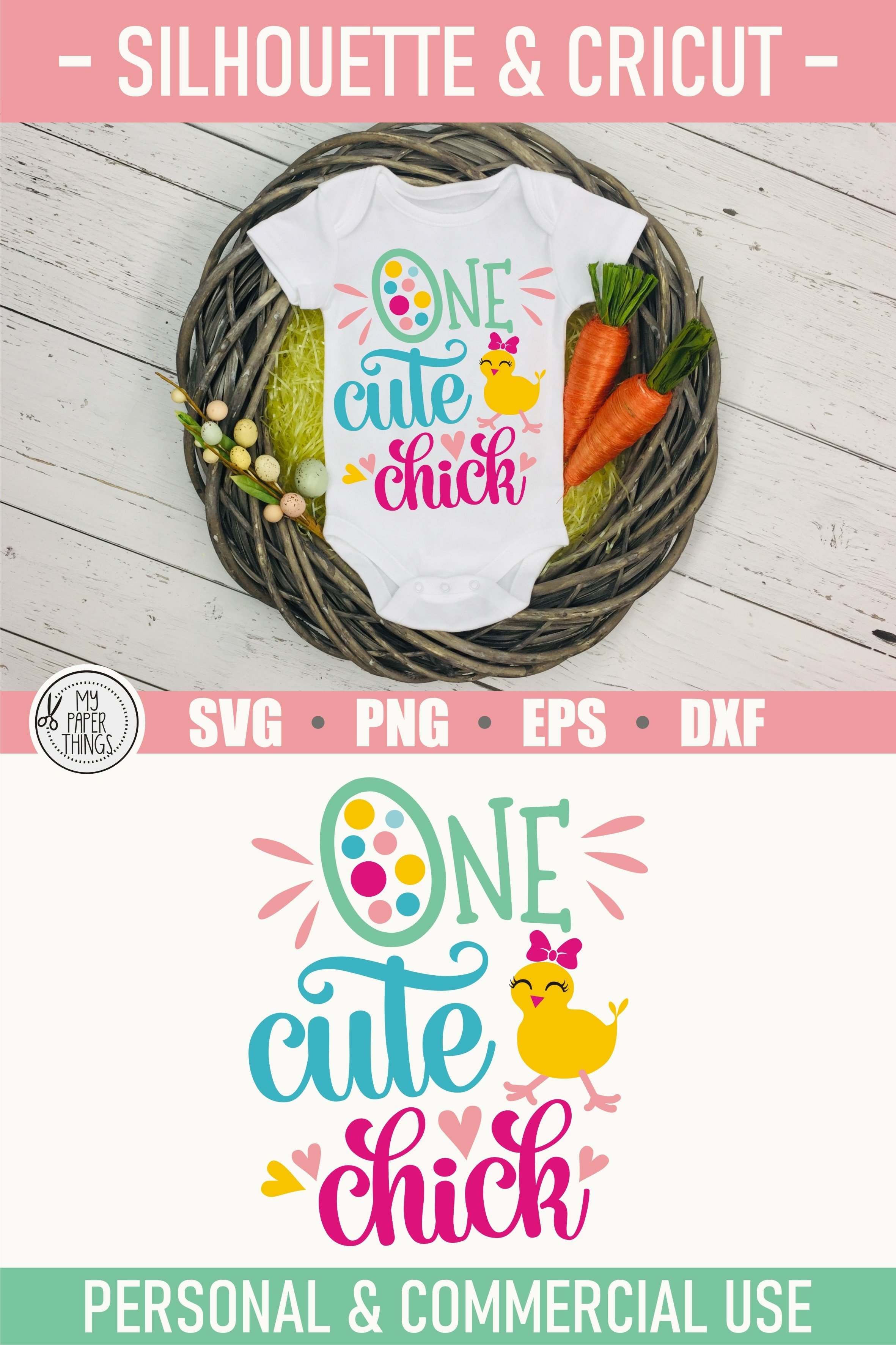 Easter Baby svg | One cute chick svg