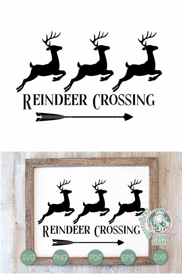 SVG | Reindeer Crossing 1