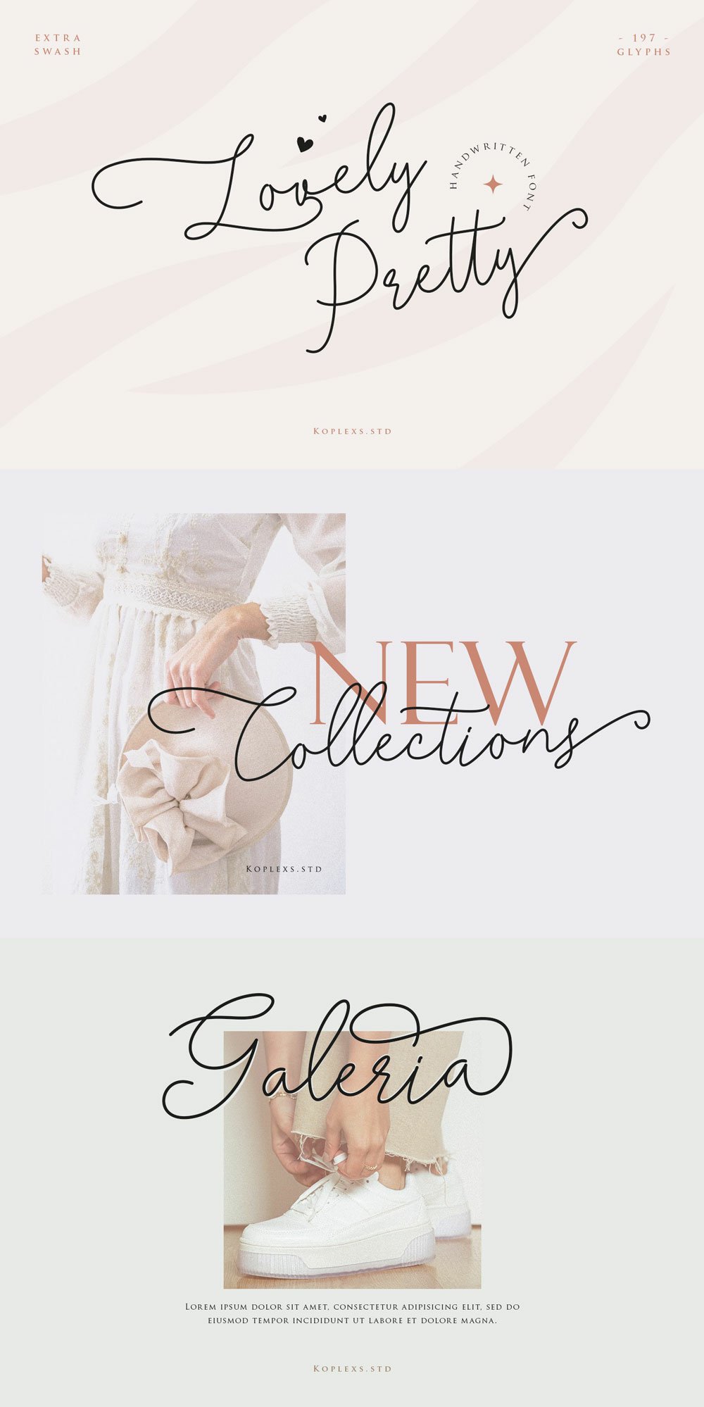 Lovely Pretty - Modern Handwritten