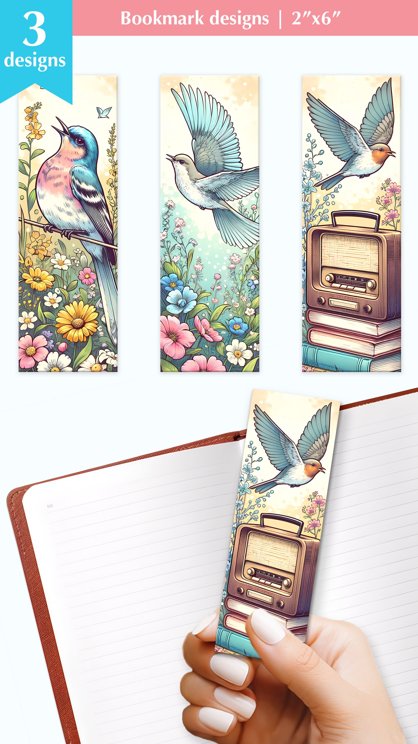 Bookmark designs, Printable bookmark