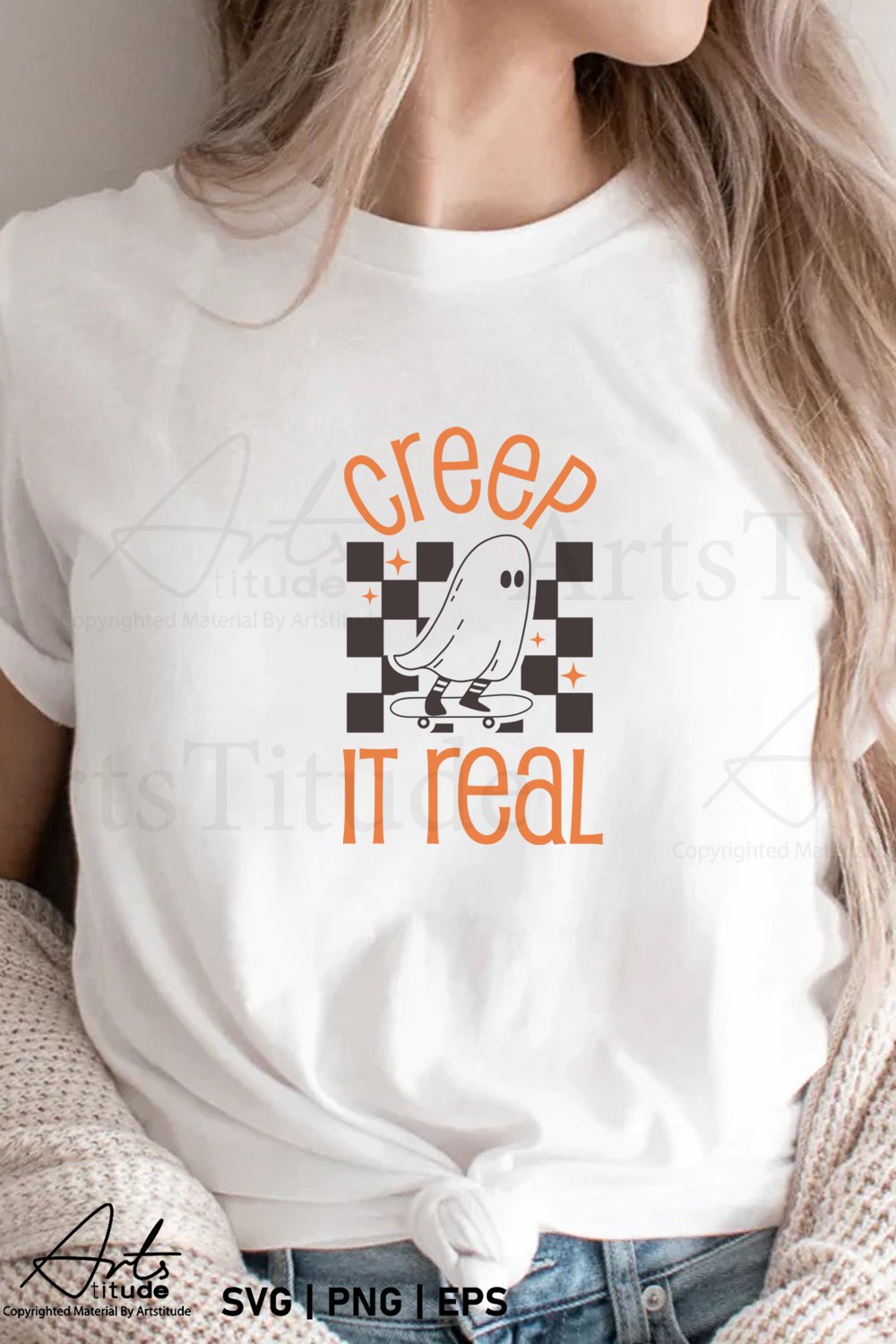 Funny Halloween Retro SVG Cut File PNG Sublimation